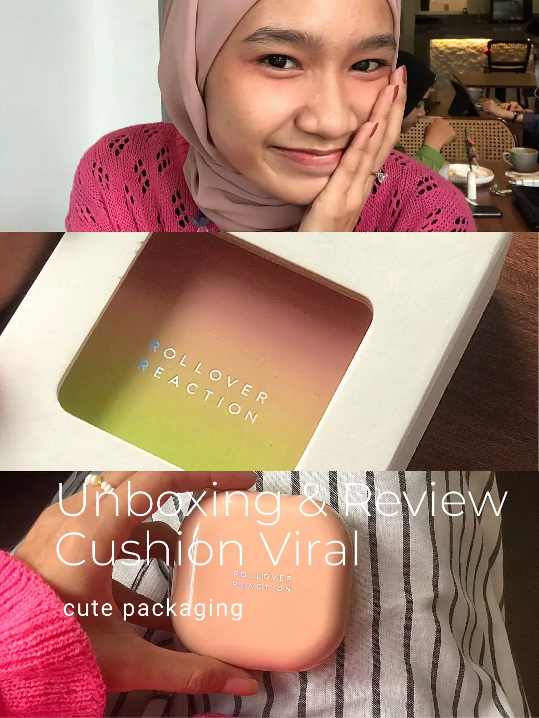 Unboxing & Review Cushion Viral ! Cute Packaging 🥹 | Video dipublikasikan oleh annisa putri | Lemon8