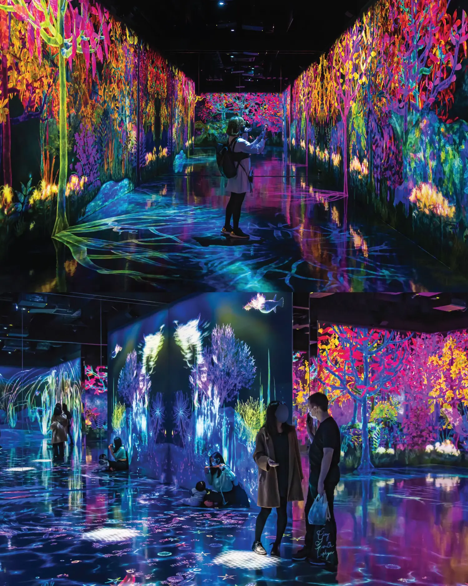 รีวิว Teamlab Forest Fukuoka ดิจิตัลมิวเซียมสุดปัง 📸🇯🇵 | แกลเลอรีที่โพสต์โดย Aumjumma | Lemon8
