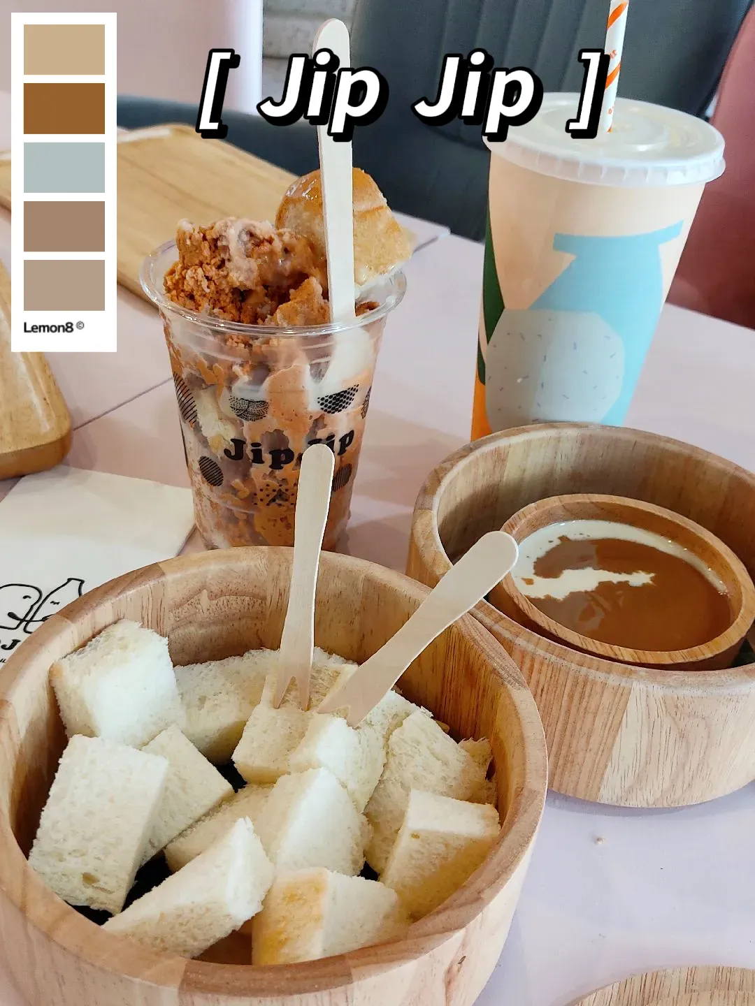 Jip Jip สังขยา & นมสด🥯☕สาขา mbk | แกลเลอรีที่โพสต์โดย เจ้าเตยพารีวิว ...