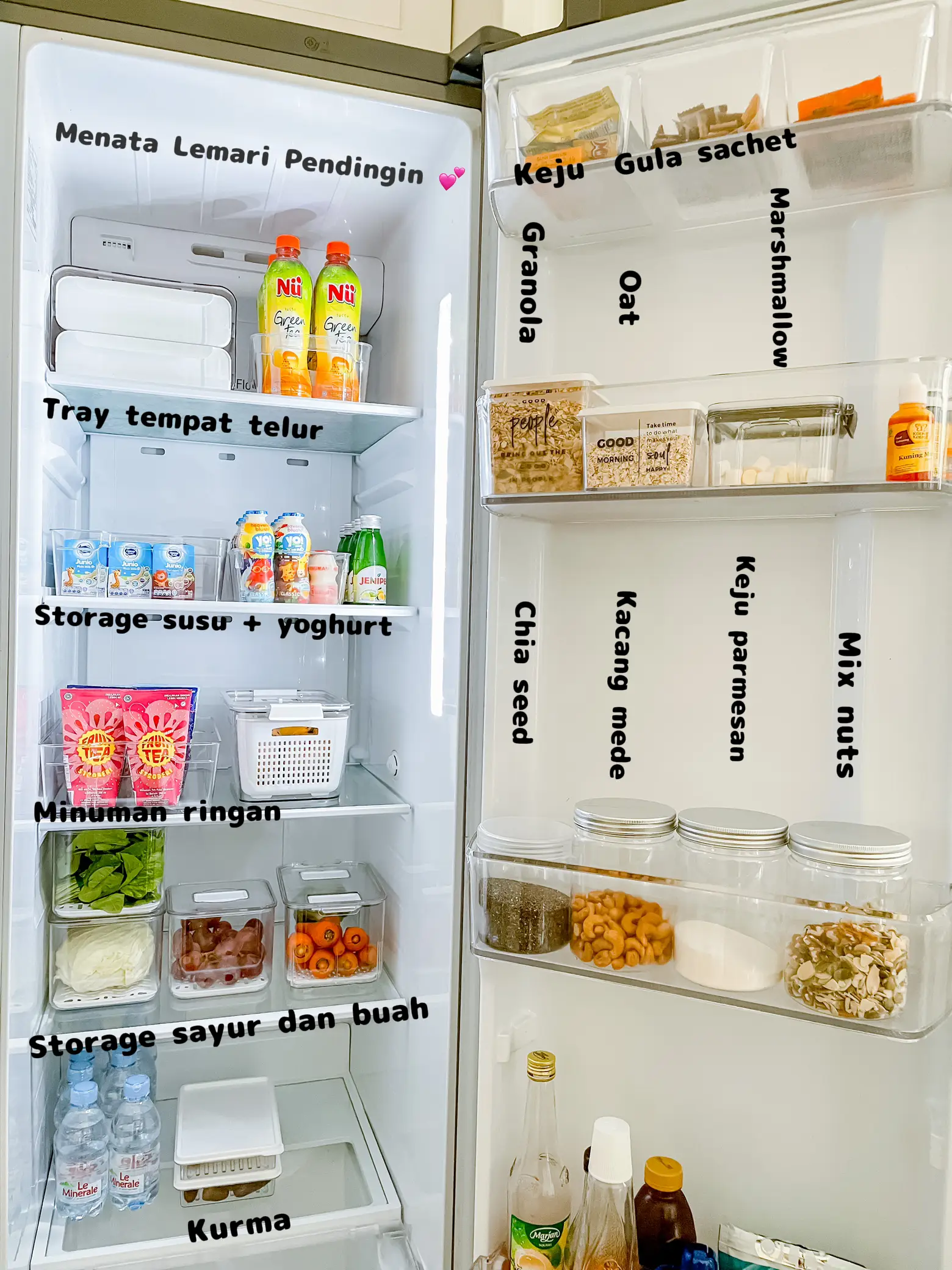 Kulkas rapi dan bersih , ini Koentji nya 👇🏻 | แกลเลอรีที่โพสต์โดย Detika Patra | Lemon8