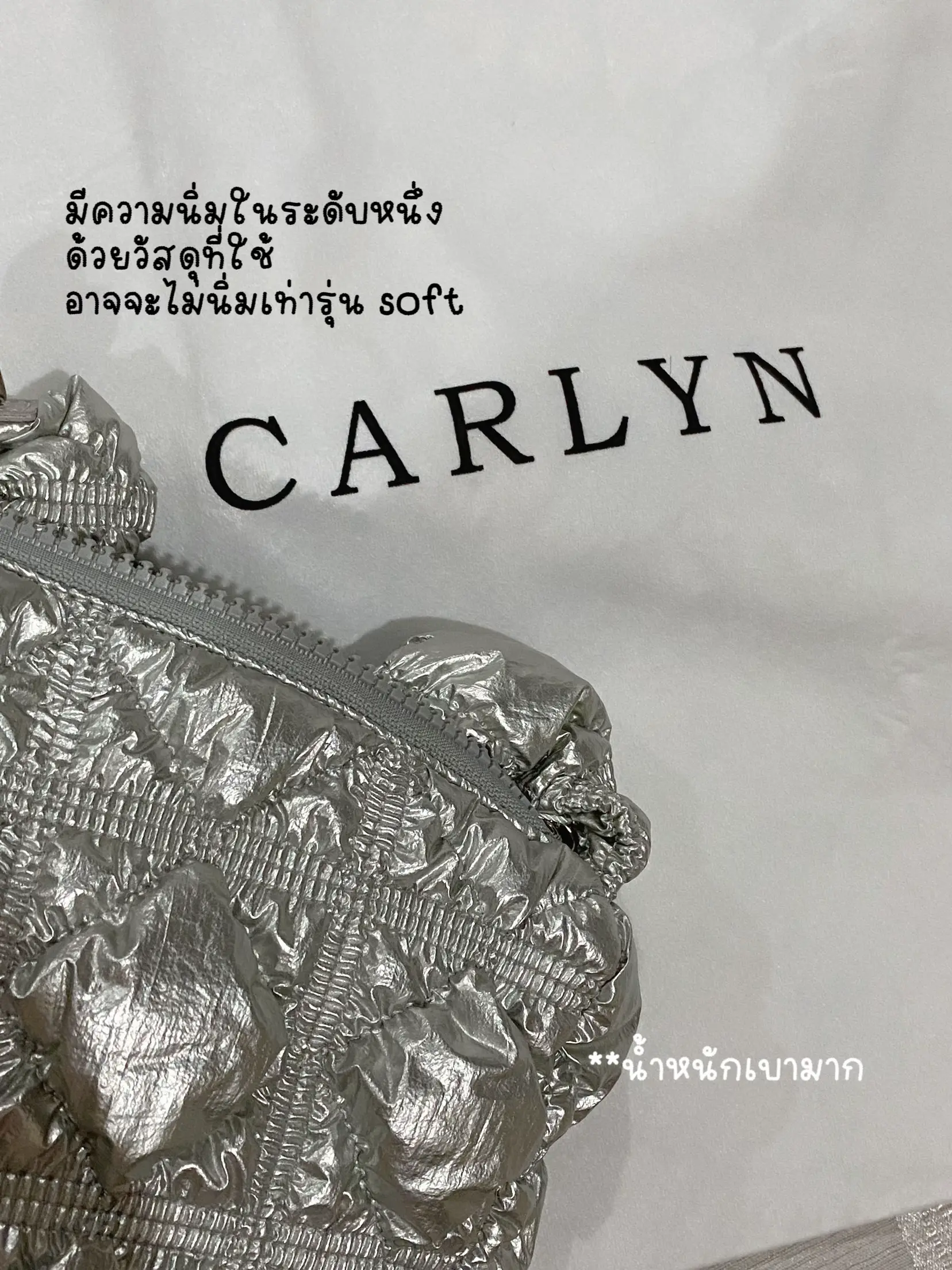 Carlyn Poing Bag | Silver 🗯️กระเป๋าแบรนด์เกาหลีสุดฮิต | แกลเลอรีที่ ...