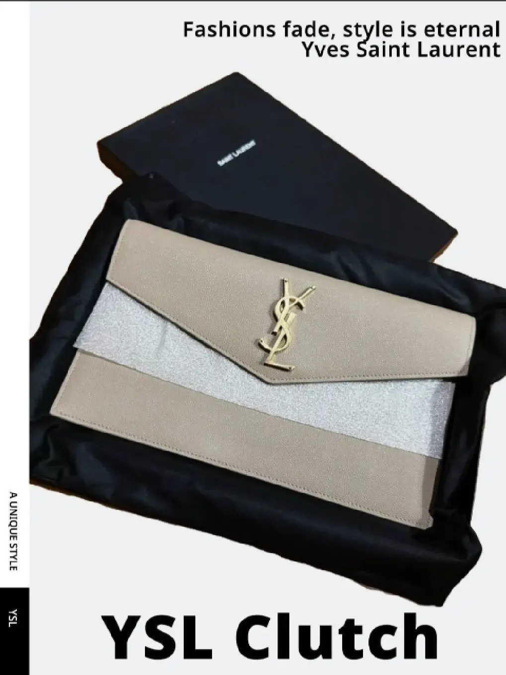 Clutch ysl 🤍 | Gallery posted by A.KRT💙 | Lemon8