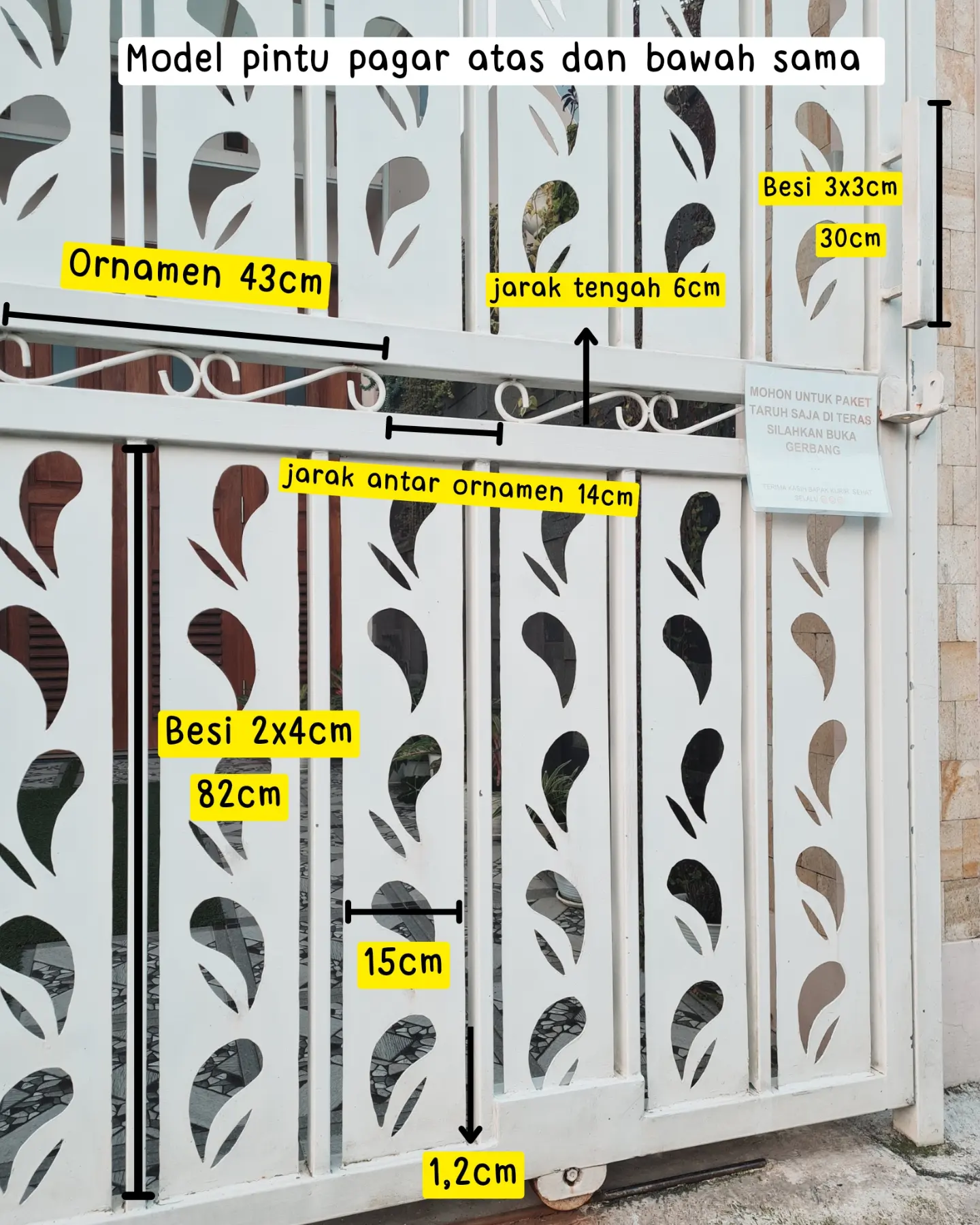 20 idea Design Pintu Pagar Rumah teratas pada tahun 2024