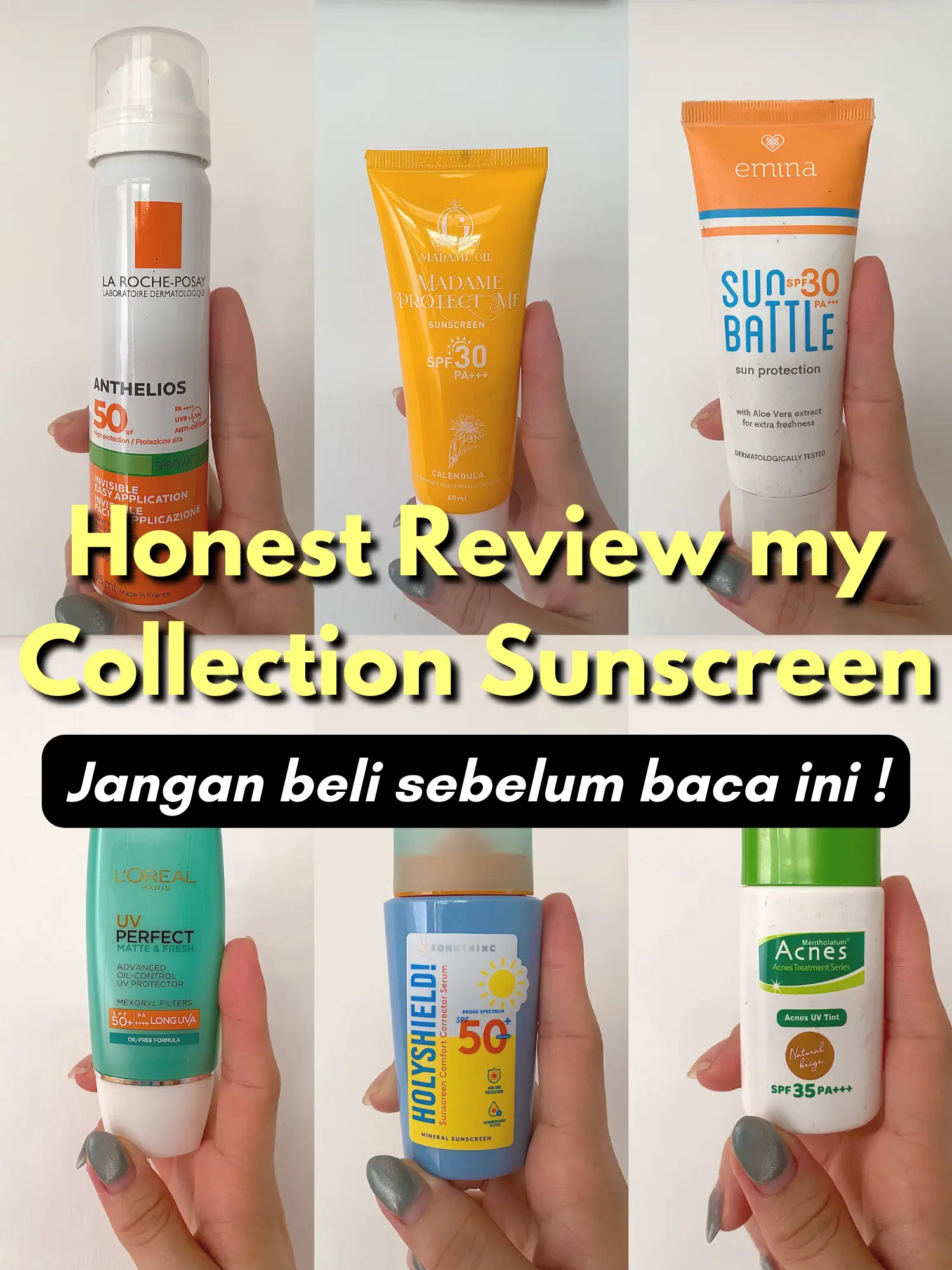 Honest Review my Collection Sunscreen | แกลเลอรีที่โพสต์โดย okta | Lemon8