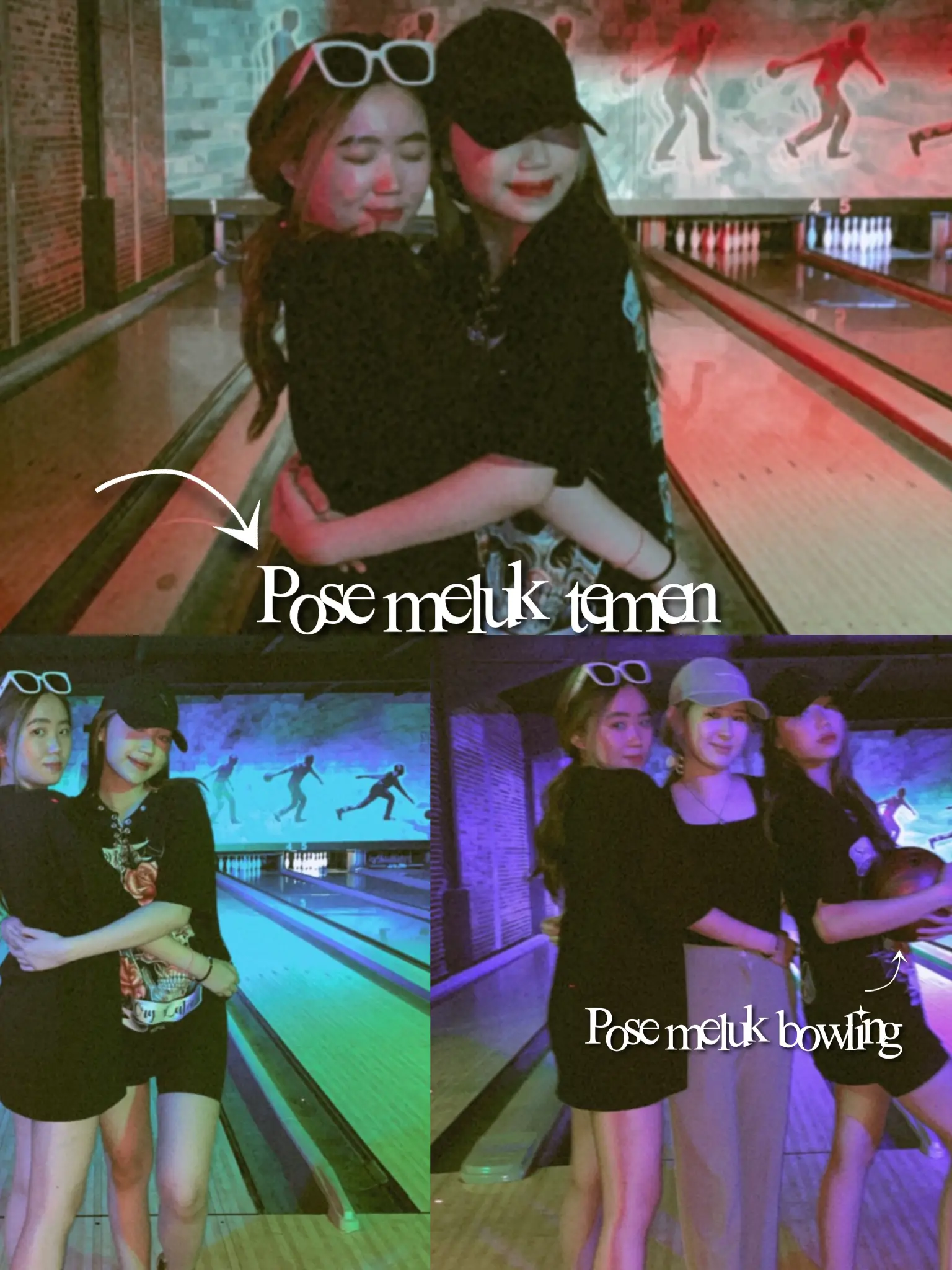 Pose ideas at bowling alley🎳 | แกลเลอรีที่โพสต์โดย Charmine🤍 | Lemon8
