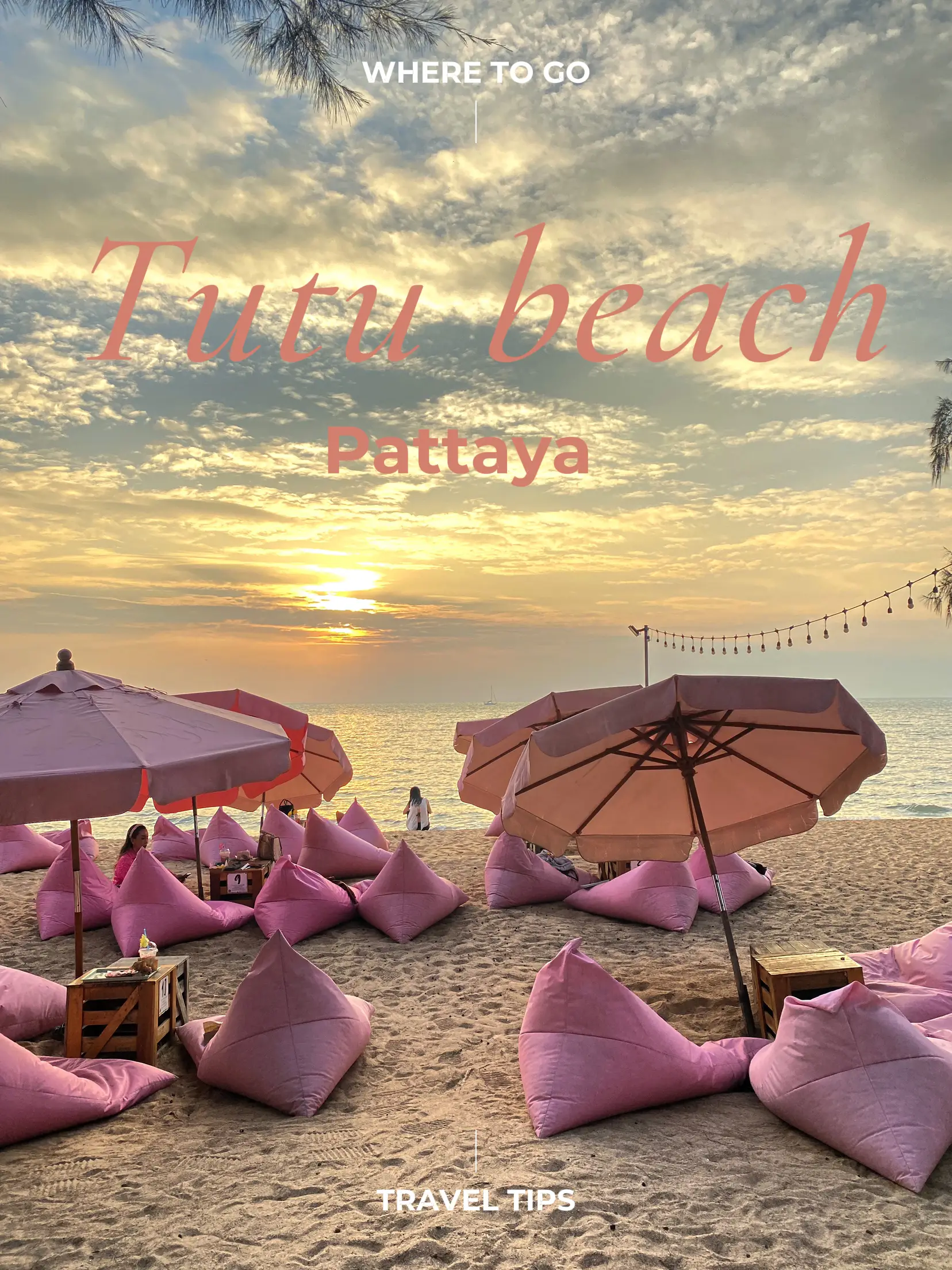 Tutu beach คาเฟ่สีชมพู pattaya | แกลเลอรีที่โพสต์โดย Xnene | Lemon8