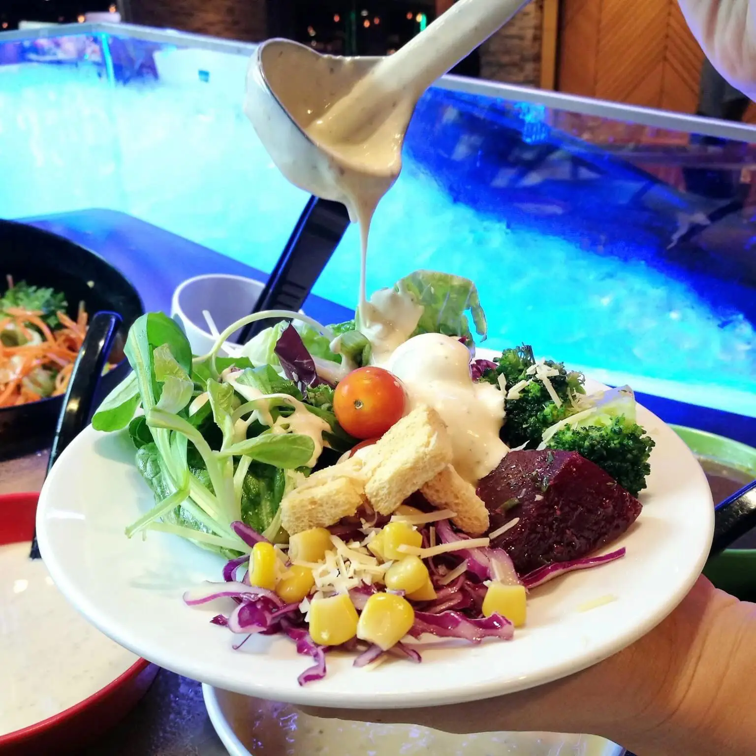 # Sizzler # Buffet Salad Bar All-Over Full Beginning 159.- 🥗 | Gallery ...