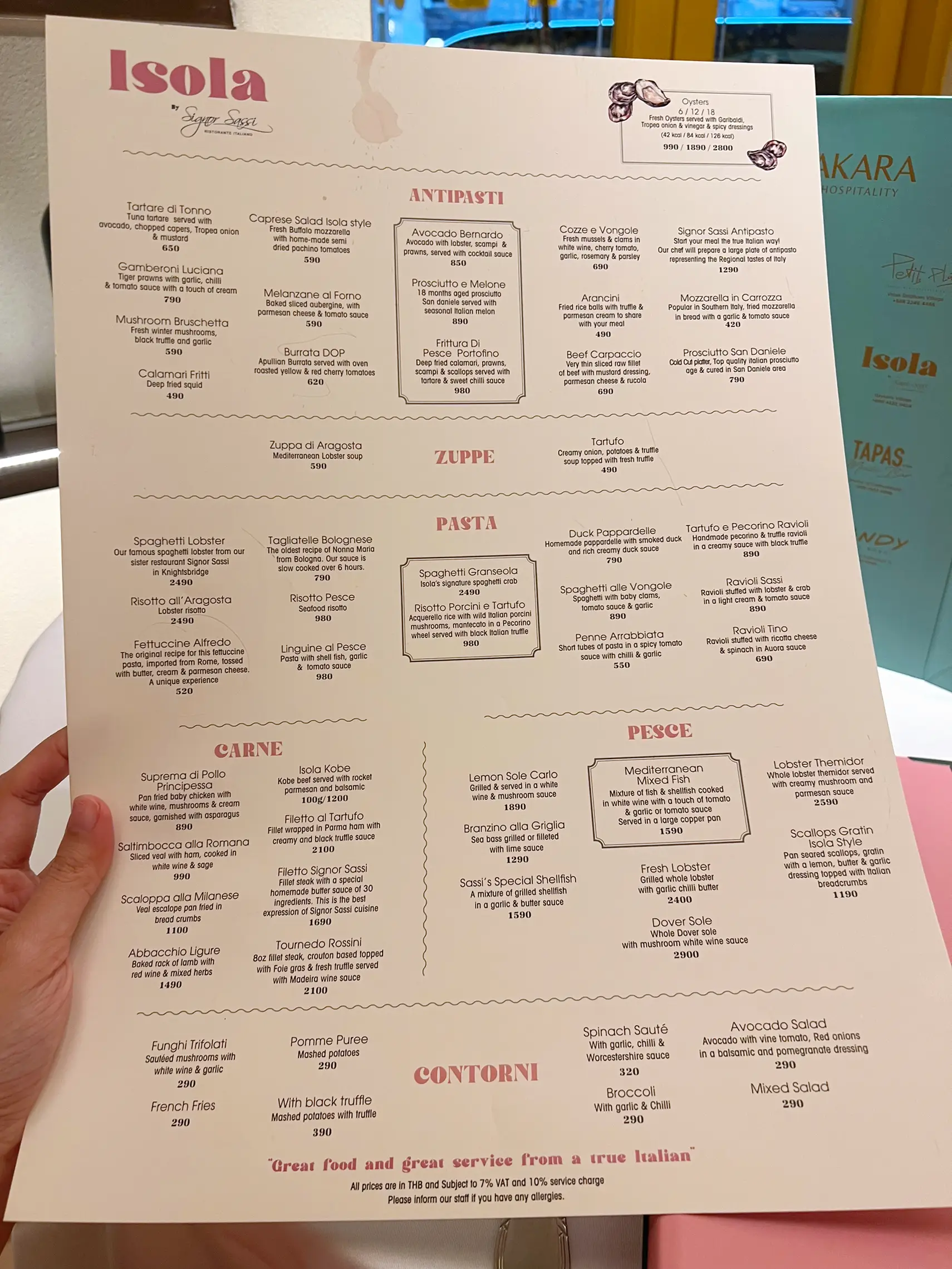 Signor SassiのIsola🍋 今最も人気のあるレストランのレビューです!! | ღpairnapasornが投稿したフォトブック ...