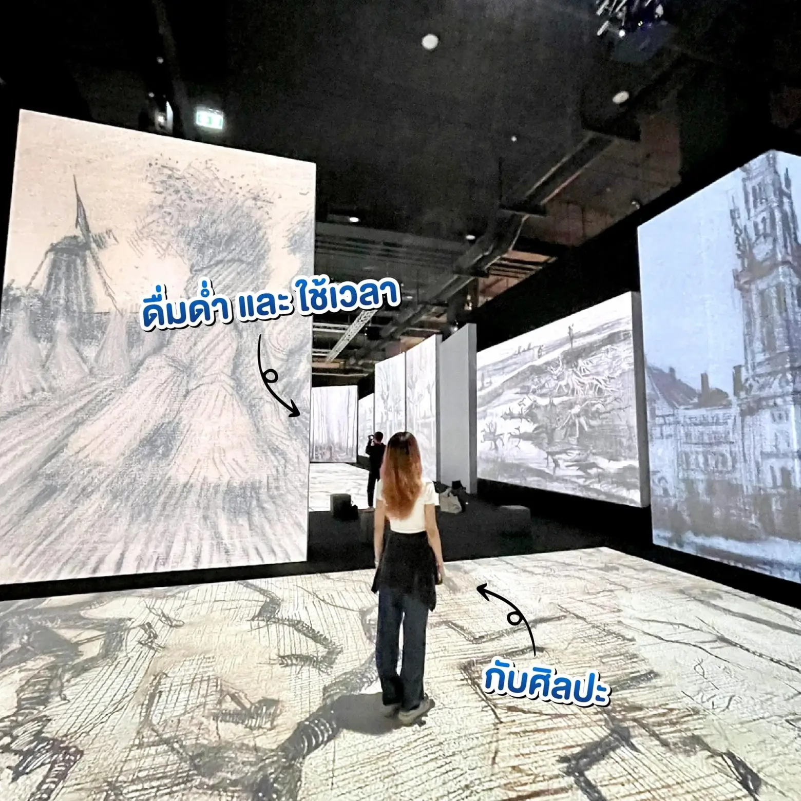 Take a tour of the Van Gogh Alive Bangkokoki exhibition 🫧 wait. | Gallery posted by Sale Here ...