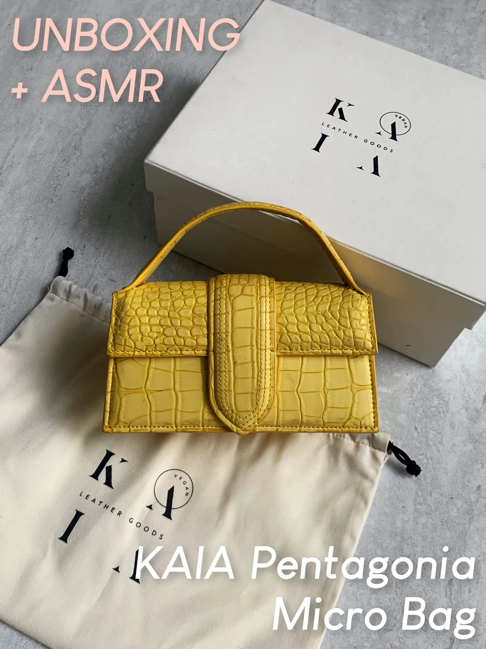 📦UNBOXING (+ASMR🔊) Local Brand Bag: KAIA OFFICIAL🫶🏽 | Video ...