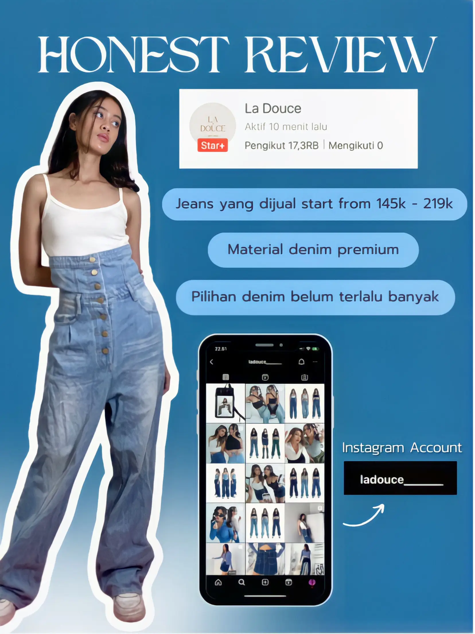 👖REVIEW JEANS LOCAL PART 2 👖 | Galeri diposting oleh Aurelia Syifa | Lemon8
