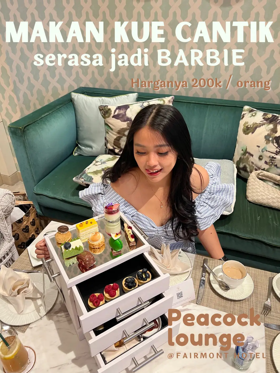 Sehari jadi Barbie makan kue lucu?! | Galeri diposting oleh viviangelinn | Lemon8