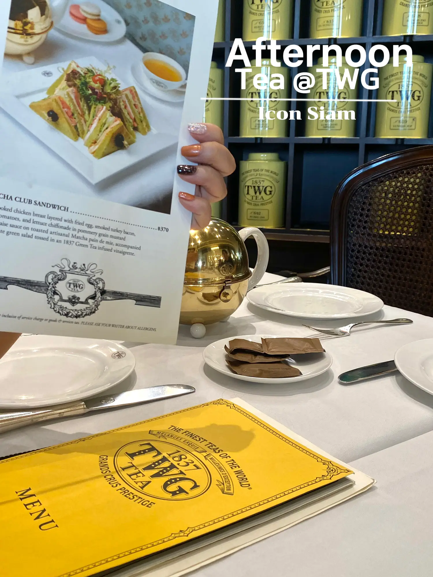 จิบชาชิคๆยามบ่ายที่ TWG @Icon Siam | แกลเลอรีที่โพสต์โดย IG:Peeticha ...