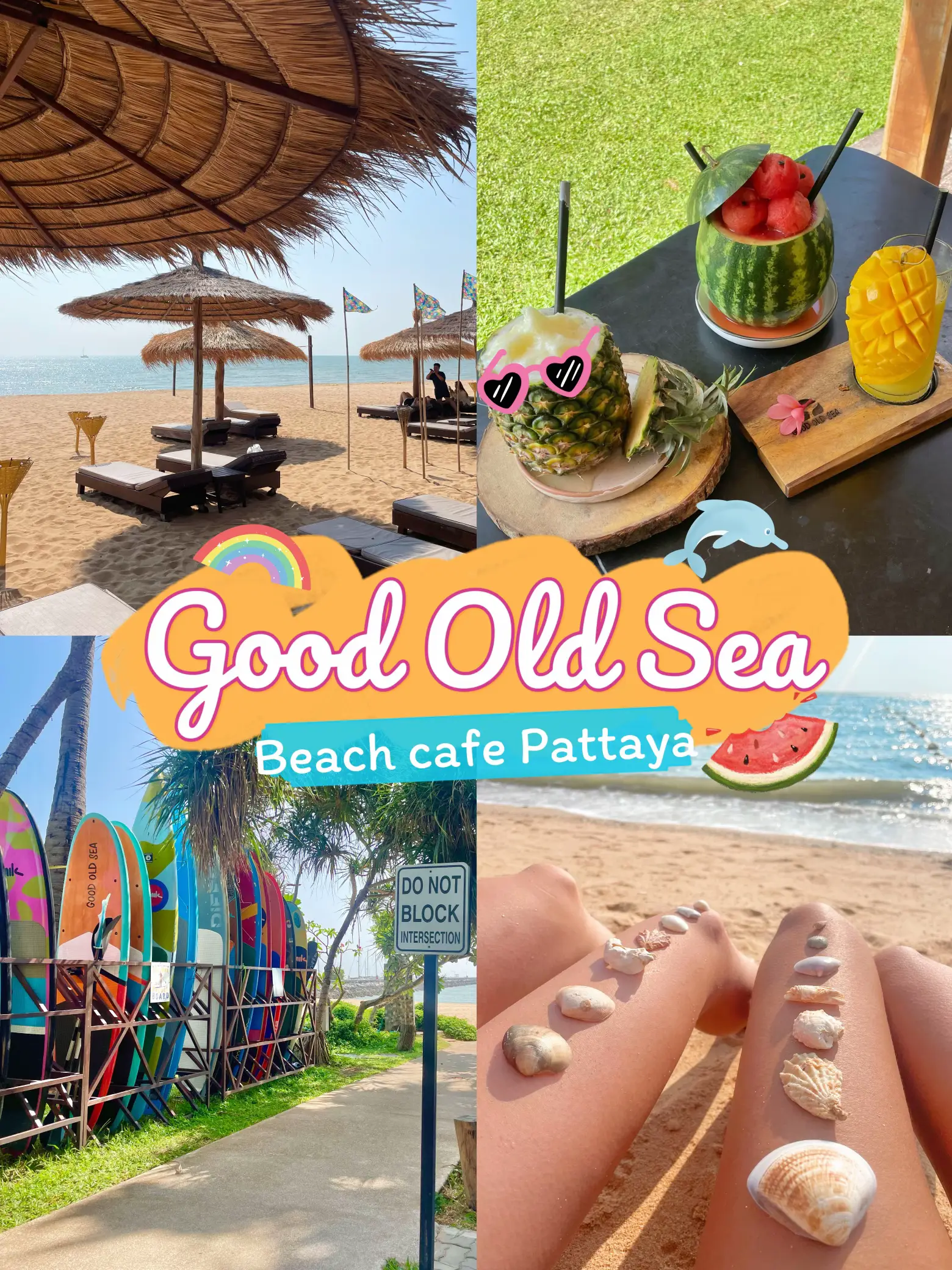 📍Good Old Sea Beach Cafe คาเฟ่ฟีลซัมเมอร์ติดทะเลพัทยา🌊🏄🏽‍♀️🌞 | แกลเลอรี ...