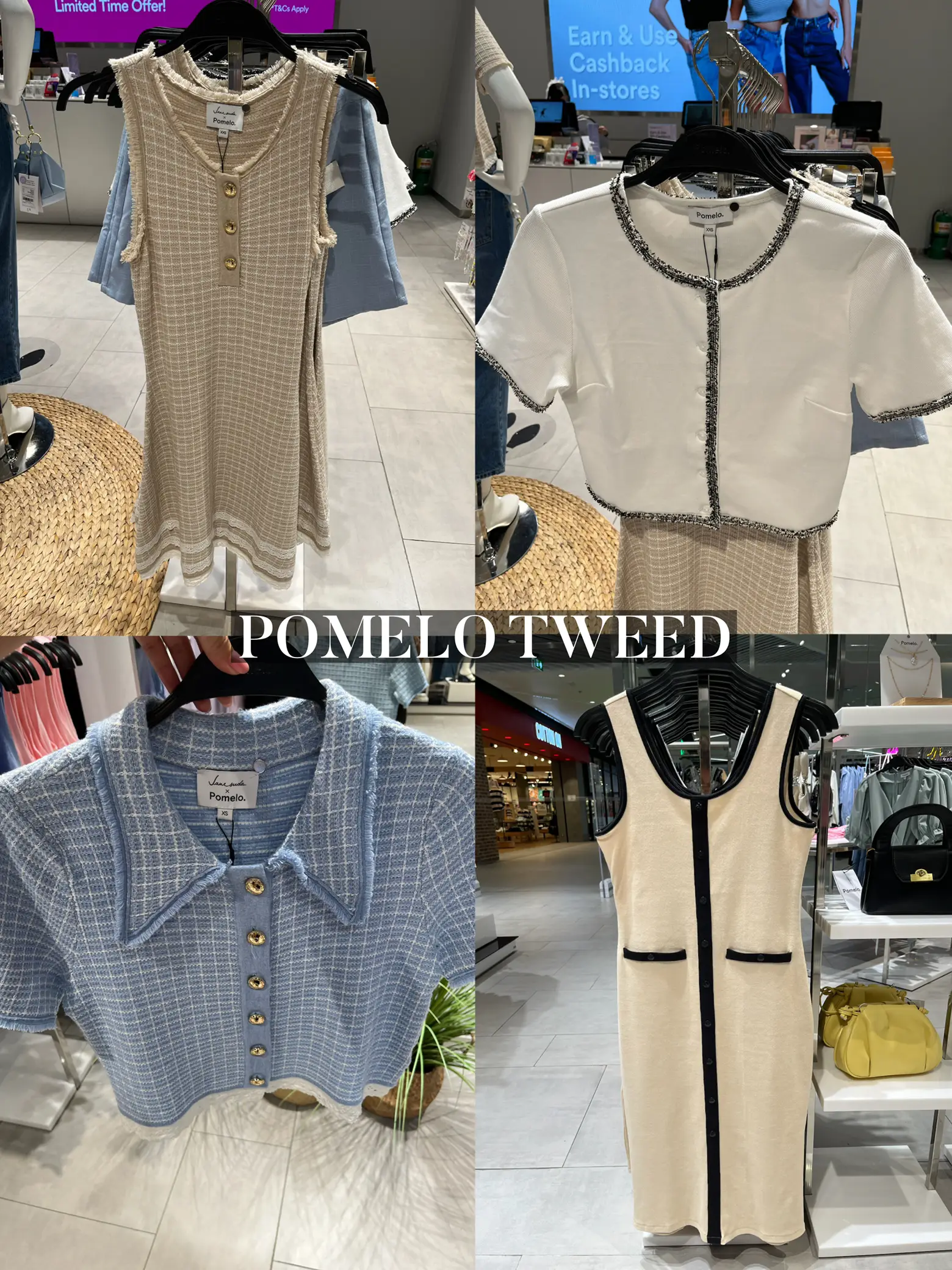 เปิดคอลเลคชั่นใหม่ของ Pomelo ชุดผ้าทวิต สไตล์สาวปารีเซียง | แกลเลอรีที่ ...