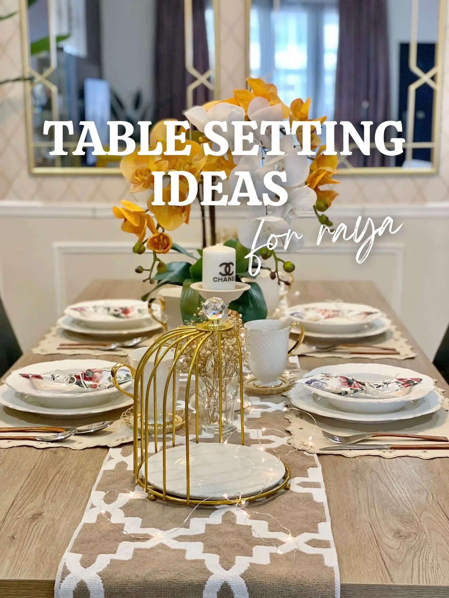 IDEA DEKO MEJA MAKAN SEMPENA RAYA | Galeri disiarkan oleh Syurga Andika ...