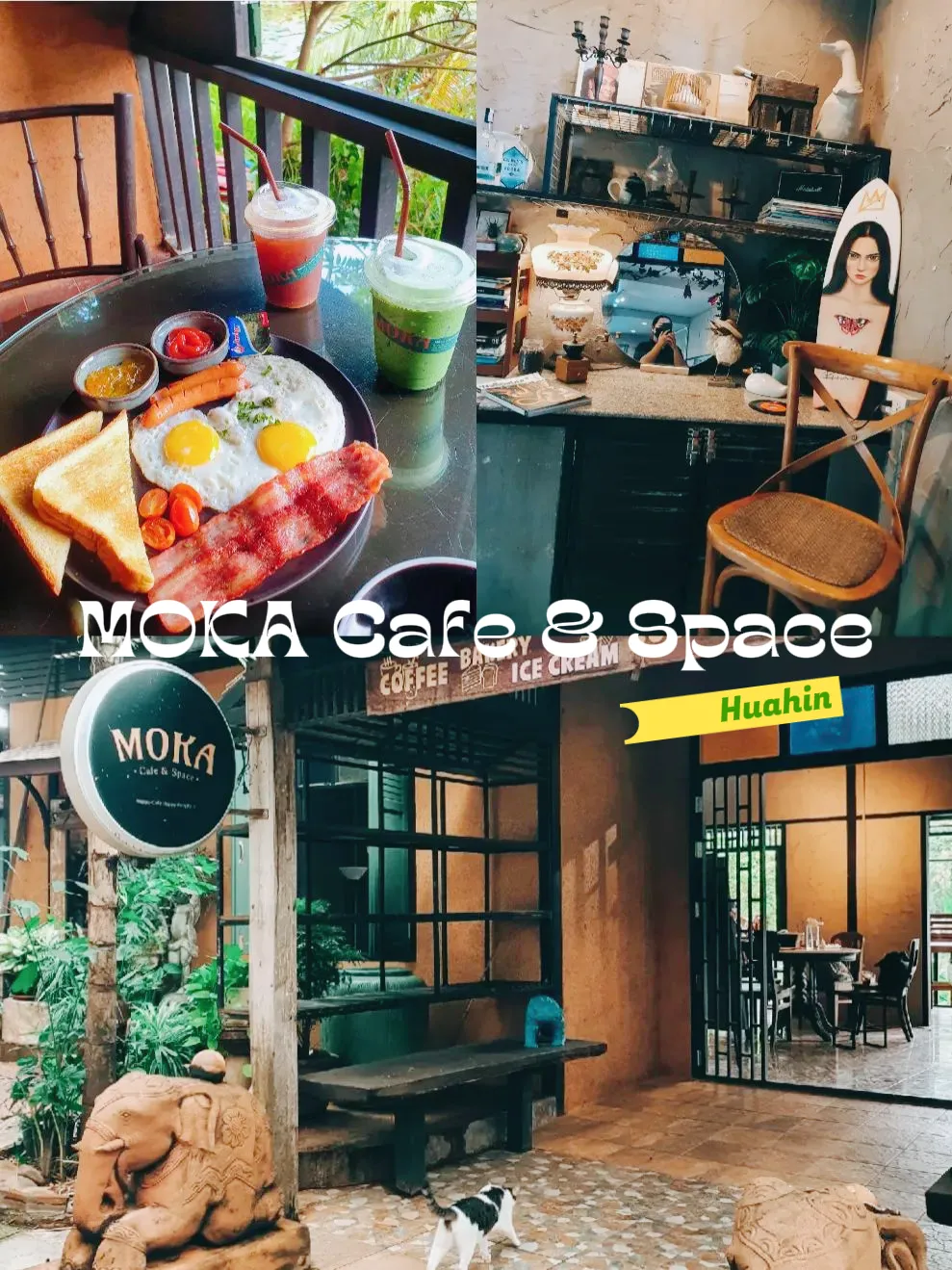 MOKA Cafe & Space คาเฟ่ในหมู่บ้านศิลปิน หัวหิน | แกลเลอรีที่โพสต์โดย Sst.TN🐣🌴 | Lemon8