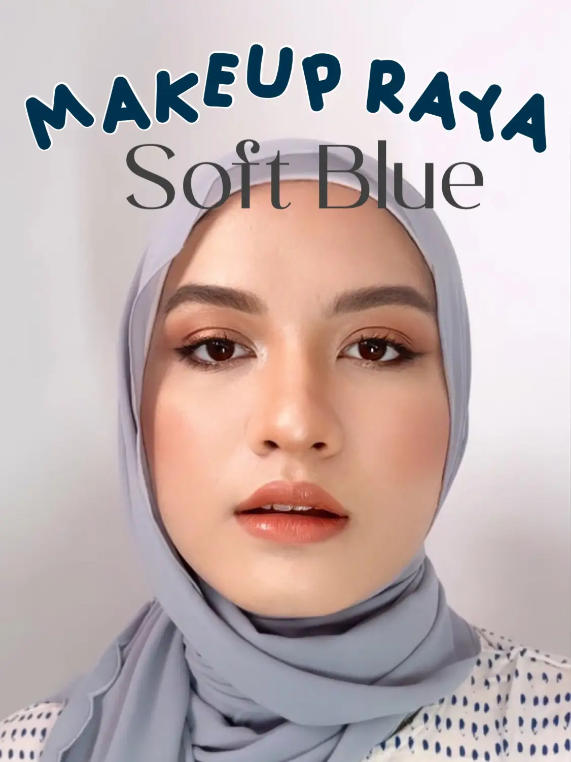 Makeup Raya Soft Blue 🦋 | วิดีโอที่เผยแพร่โดย alia ariza | Lemon8