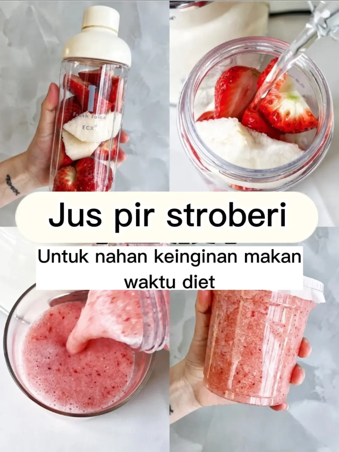 Enak Banget! 2 Menit Bikin Jus Buah Diet Sendiri! 💜 | Galeri diposting ...