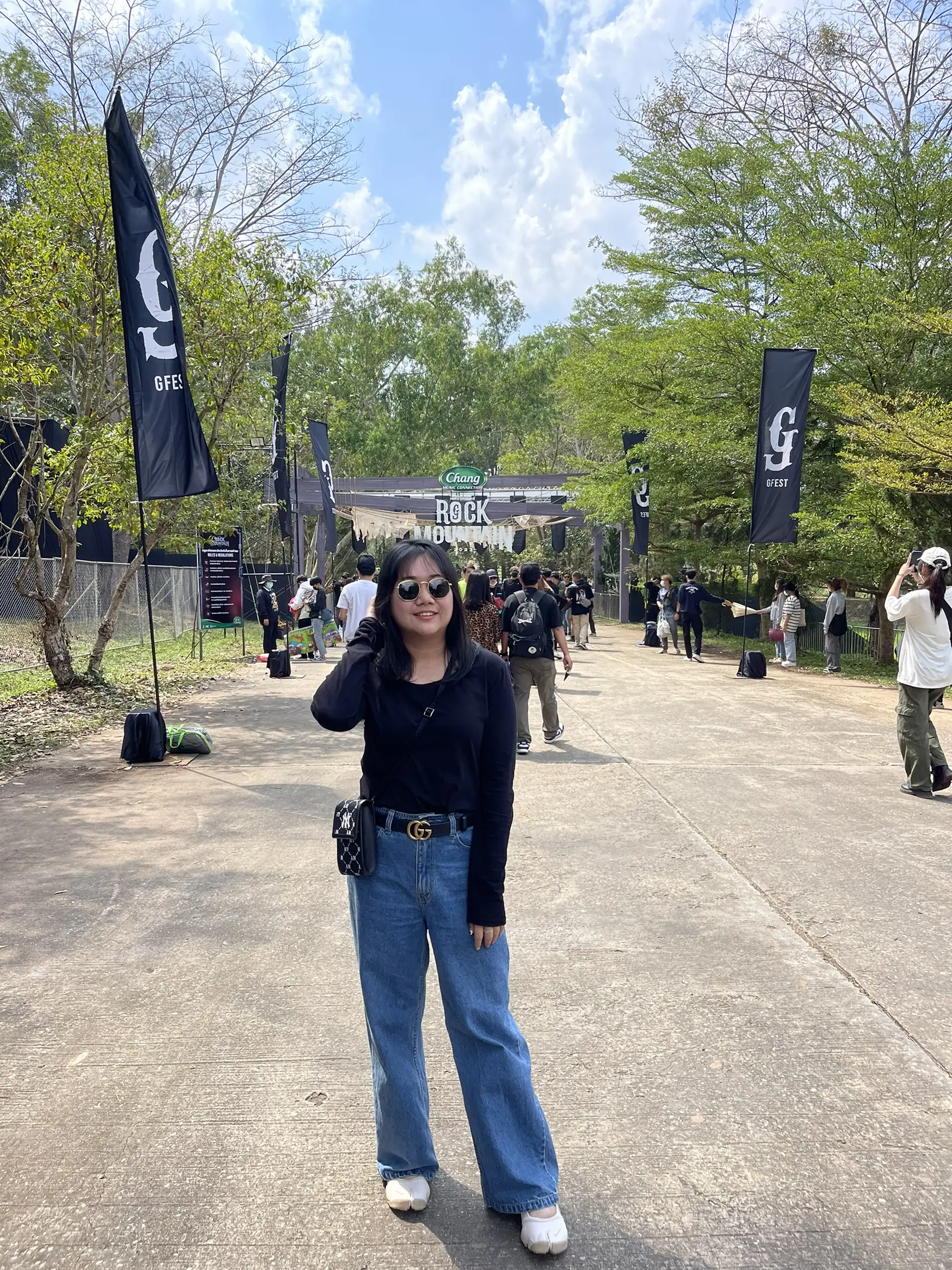 🤘🏻 แต่งตัวไปดูคอนเสิร์ตrock 🤘🏻#rockmountain2023 | แกลเลอรีที่โพสต์โดย Looknam kuma | Lemon8