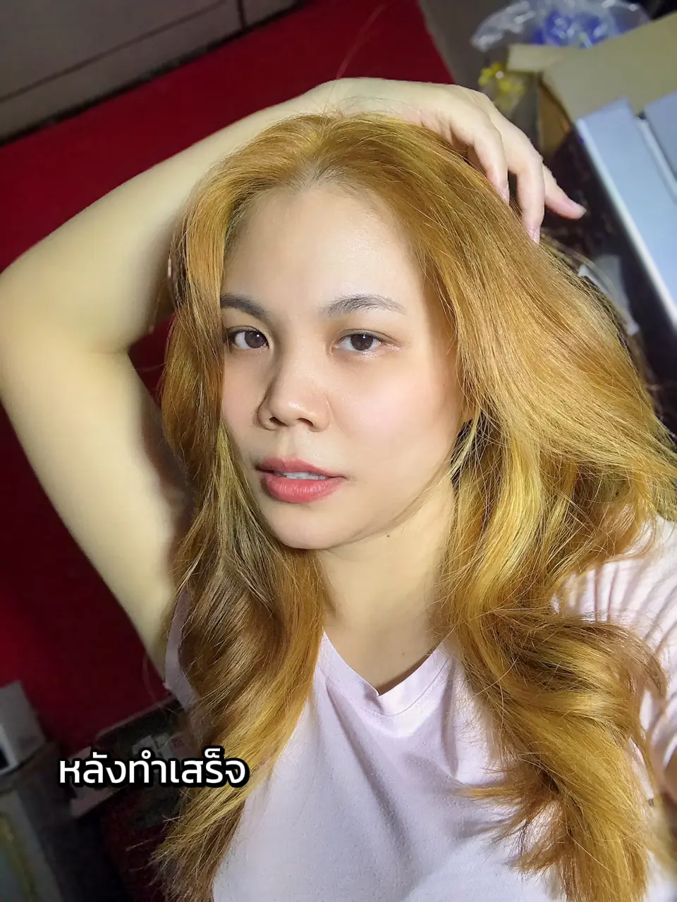 ย้อมผมเอง สว่างแบบไม่ต้องฟอก part1. | แกลเลอรีที่โพสต์โดย Dahlia Arisada | Lemon8