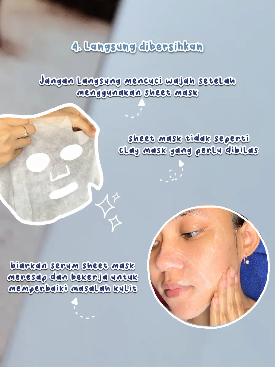 Kesalahan Umum Pake Sheet Mask‼️ | Galeri diposting oleh m i r n a 🕊 ...