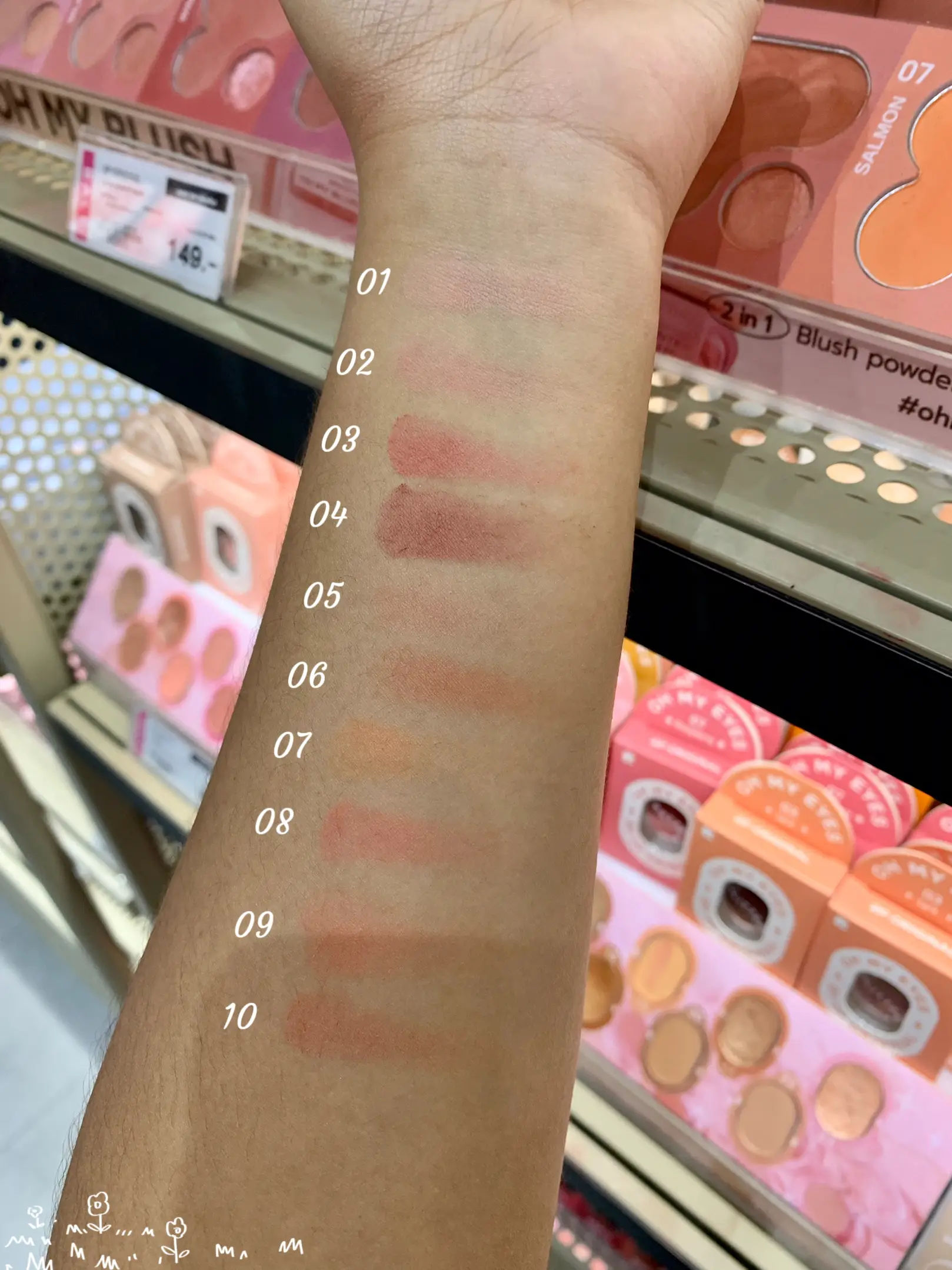 รีวิวบลัชออนไร้วุ่นจาก 2P original!!! | แกลเลอรีที่โพสต์โดย Wan.P | Lemon8