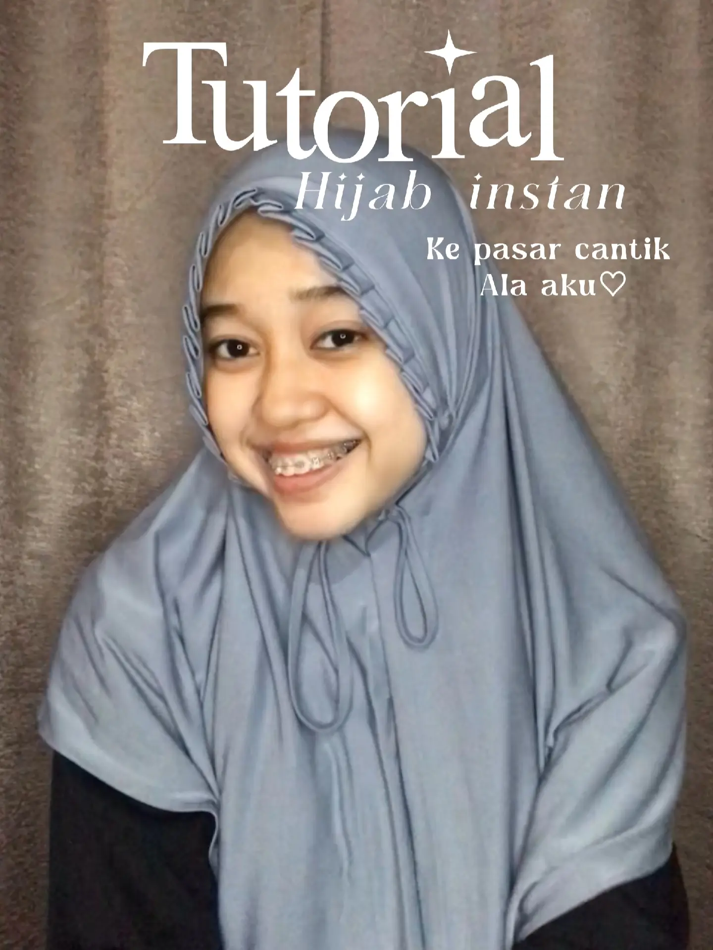 Tutorial hijab instan .👀 💗 ke pasar cantik | วิดีโอที่เผยแพร่โดย Tamara Azizah | Lemon8