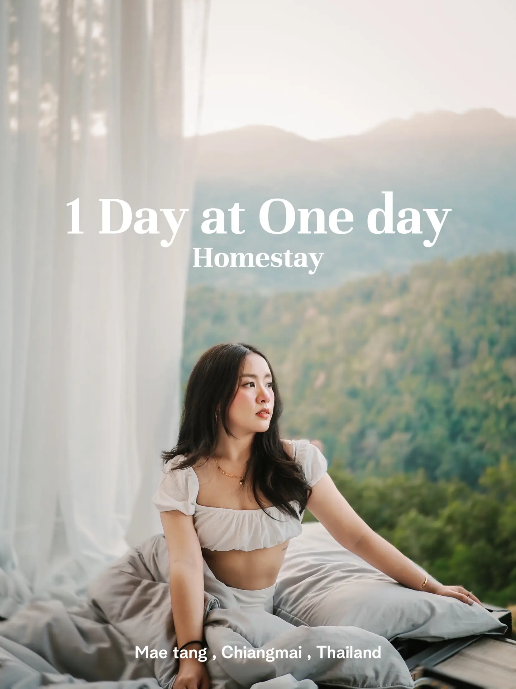 One day homestay🌳 แค่คืนละ600บาทก็ได้ที่พักวิวหลักล้านแล้ว | แกลเลอรีที่โพสต์โดย nnaersn | Lemon8