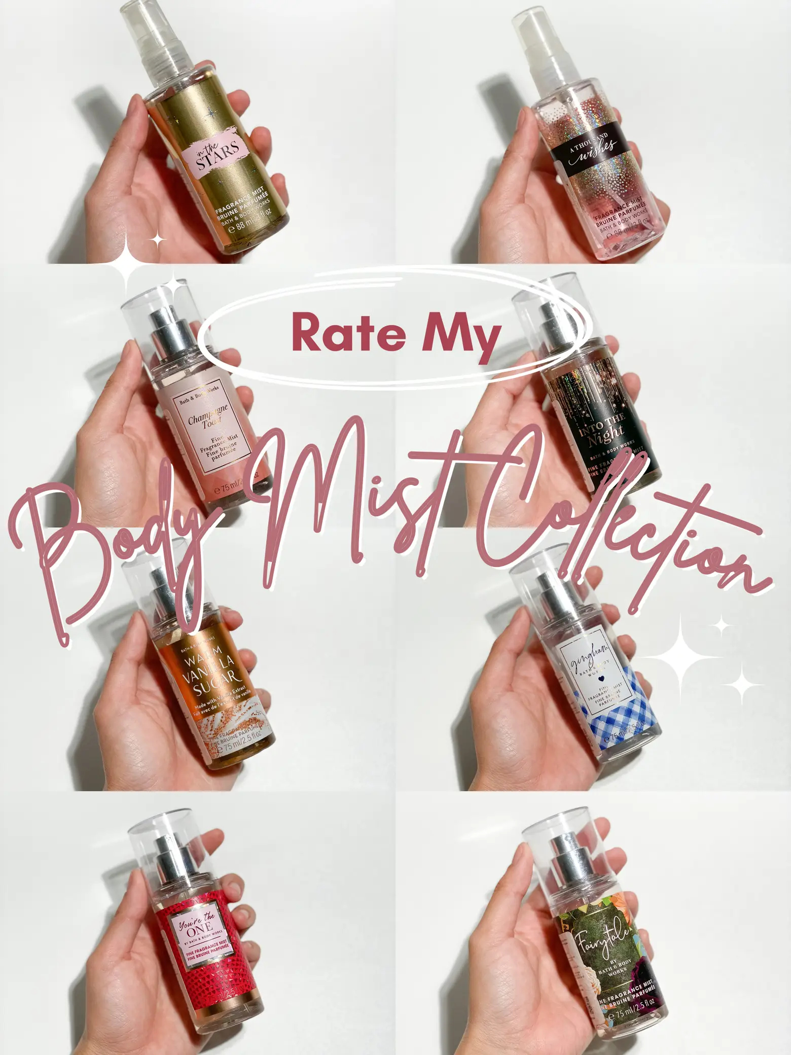 Rate My Body Mist Collection! | Galeri diposting oleh Fay 🌹 | Lemon8