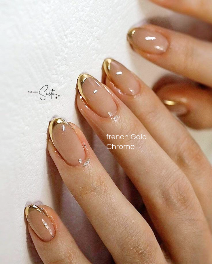 Simple Glam Nails Inspiration | Galeri diposting oleh syaabhll | Lemon8