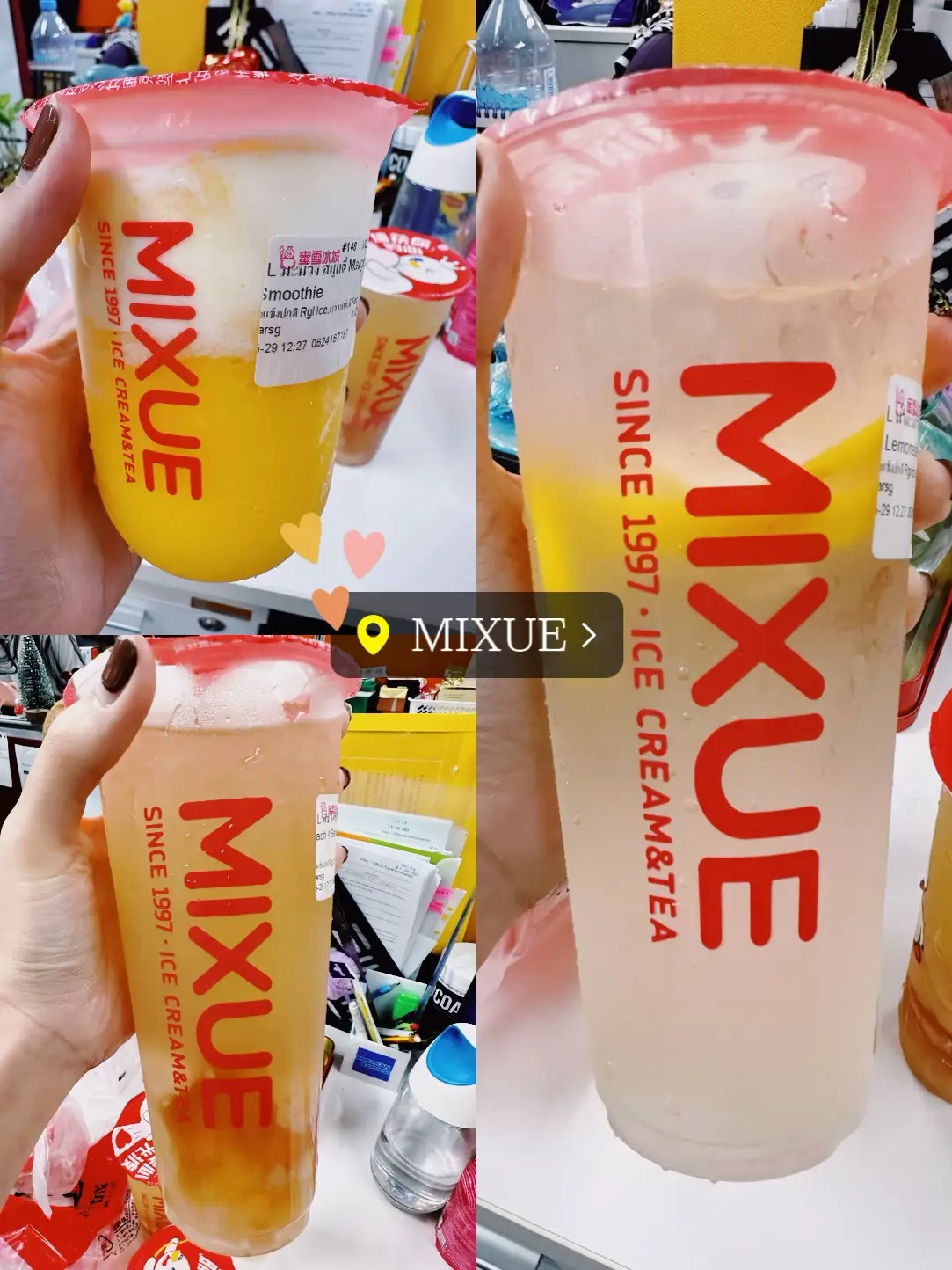 Mixue มีชาเขียวแล้วนะรู้ยัง? 🍵 | แกลเลอรีที่โพสต์โดย Pimiiez | Lemon8