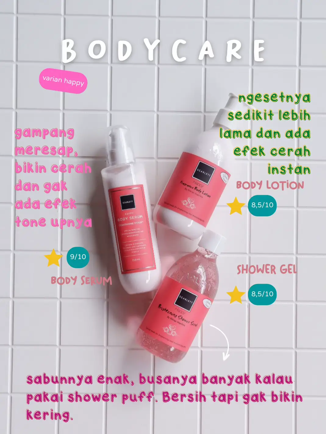 MANA YA PRODUK SCARLETT YANG OKE? | Galeri disiarkan oleh Yuka | Lemon8