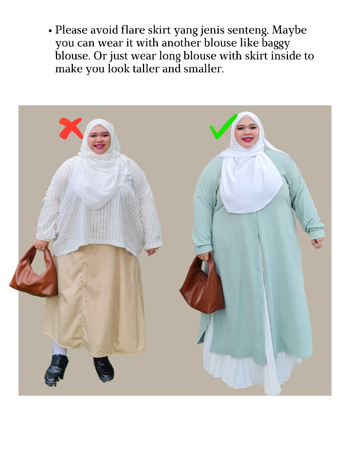 Guide to dress for apple body shape : Plus Size | Galeri disiarkan oleh Mell Jayy | Lemon8