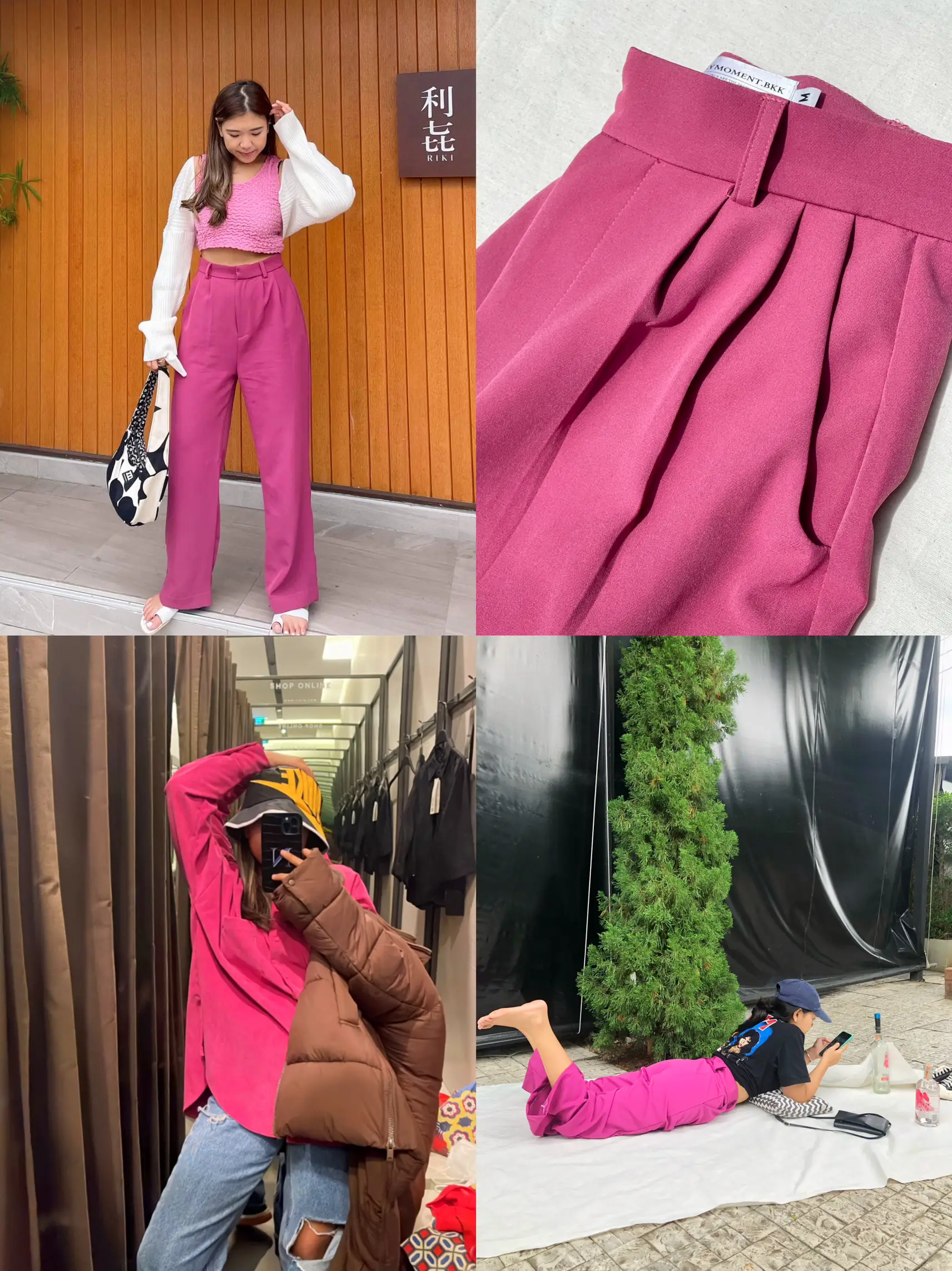 PINK OUTFIT IDEAS + แชร์พิกัด 🌸🌷💖 | แกลเลอรีที่โพสต์โดย np :•) | Lemon8