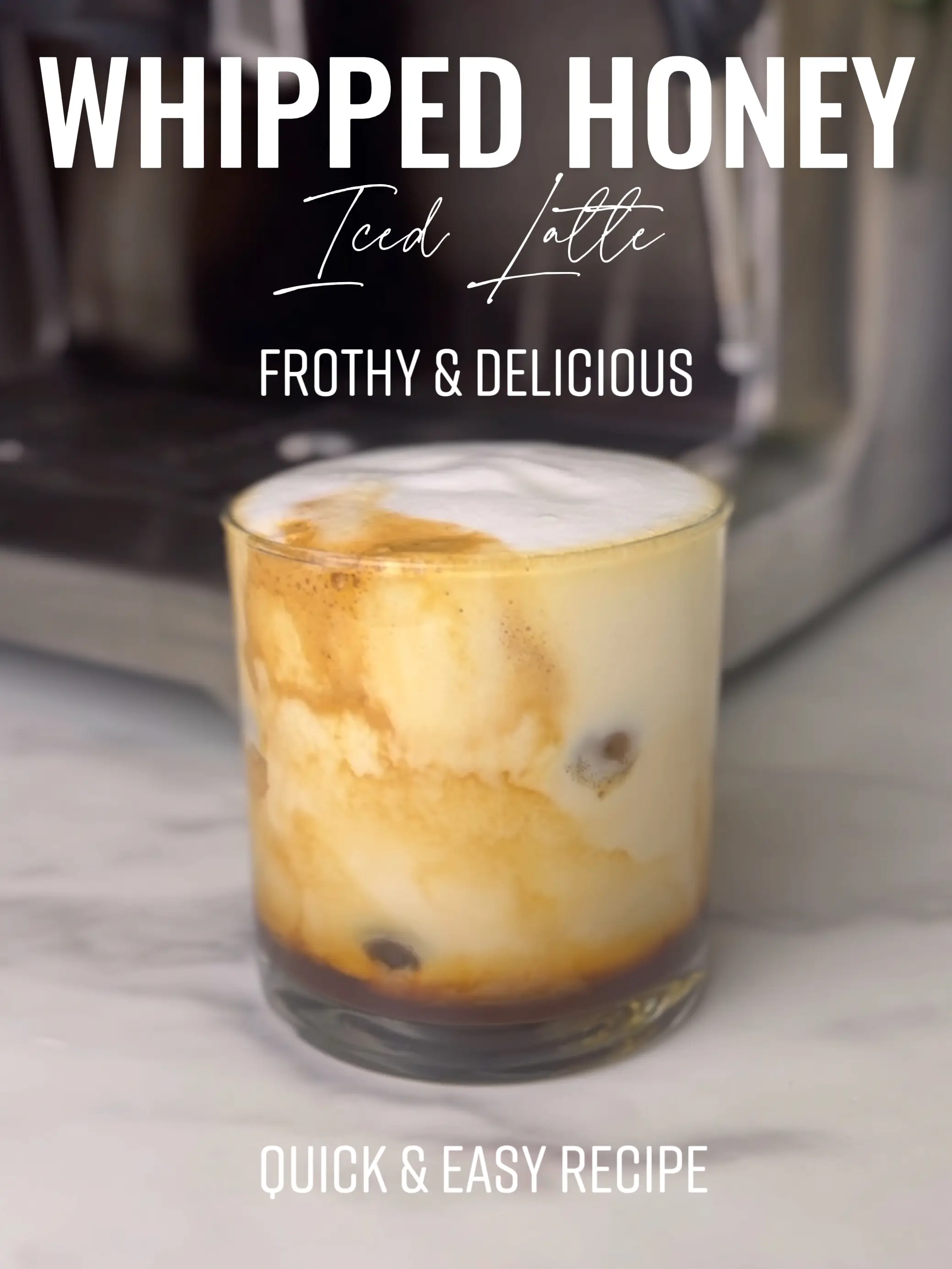 Tasty Whipped Honey Latte | Video published by Espressoyourslf | Lemon8