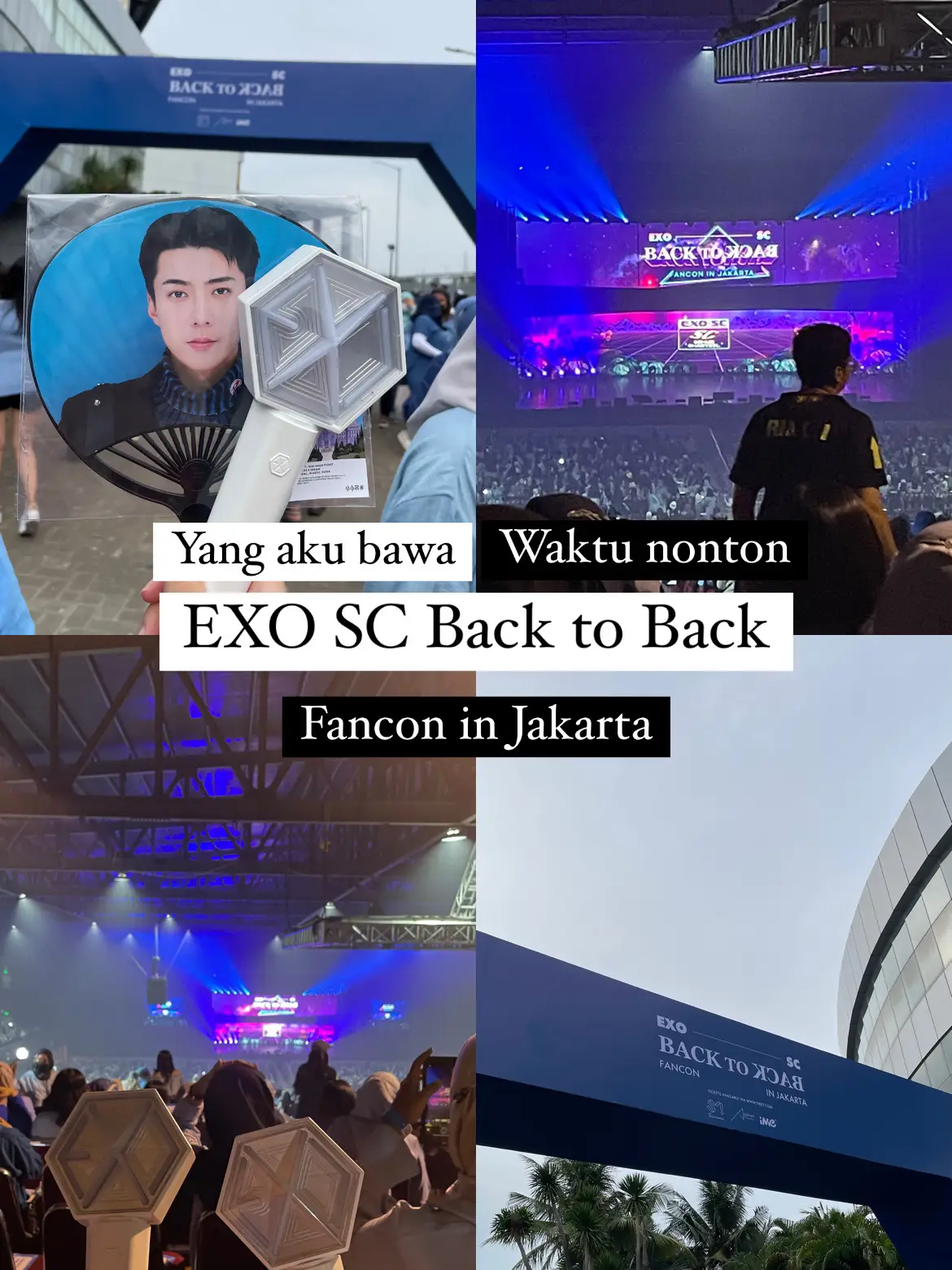 Yang aku bawa waktu nonton EXO SC Back To Back | Gallery posted by Nad | Lemon8