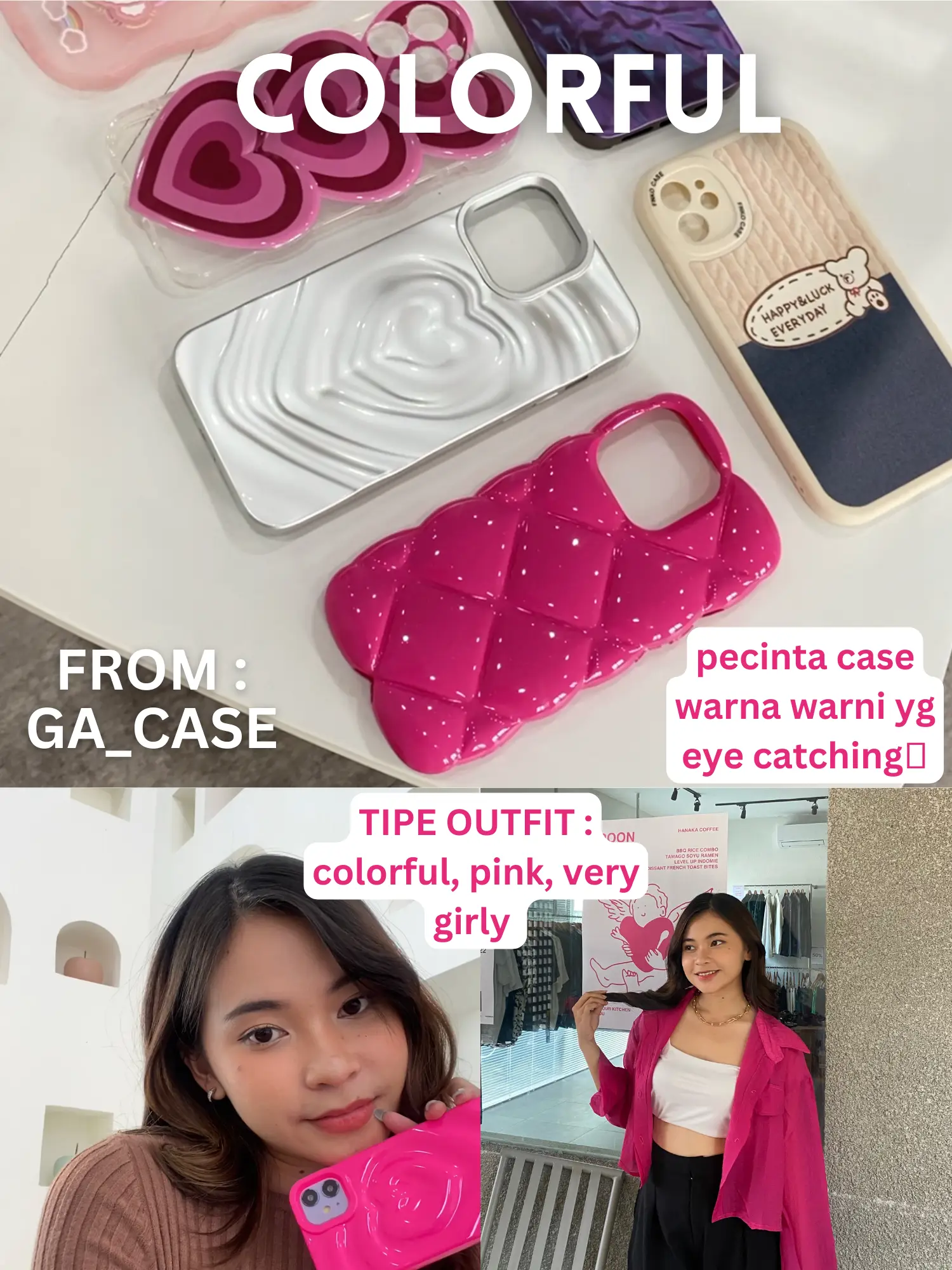mix and match Case & Outfit💗 | แกลเลอรีที่โพสต์โดย Lexa’s here | Lemon8