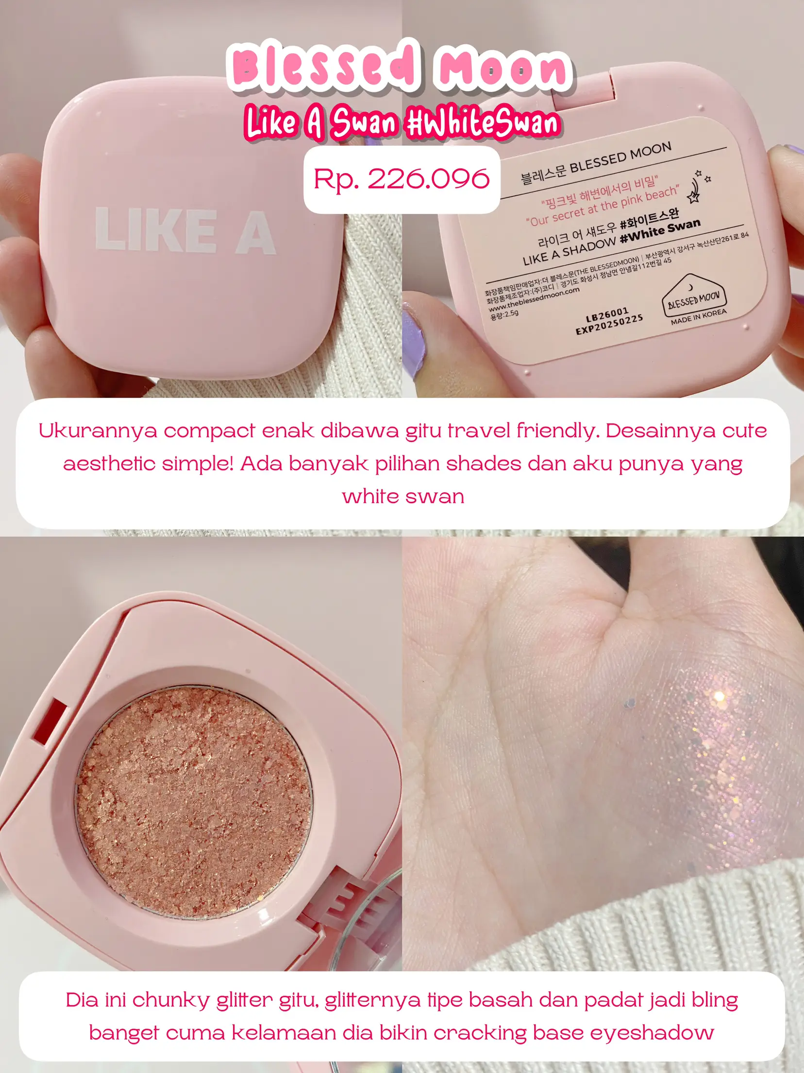One Brand Review : Blessed Moon Makeup🌙💕 | Galeri diposting oleh Nabila Lala | Lemon8