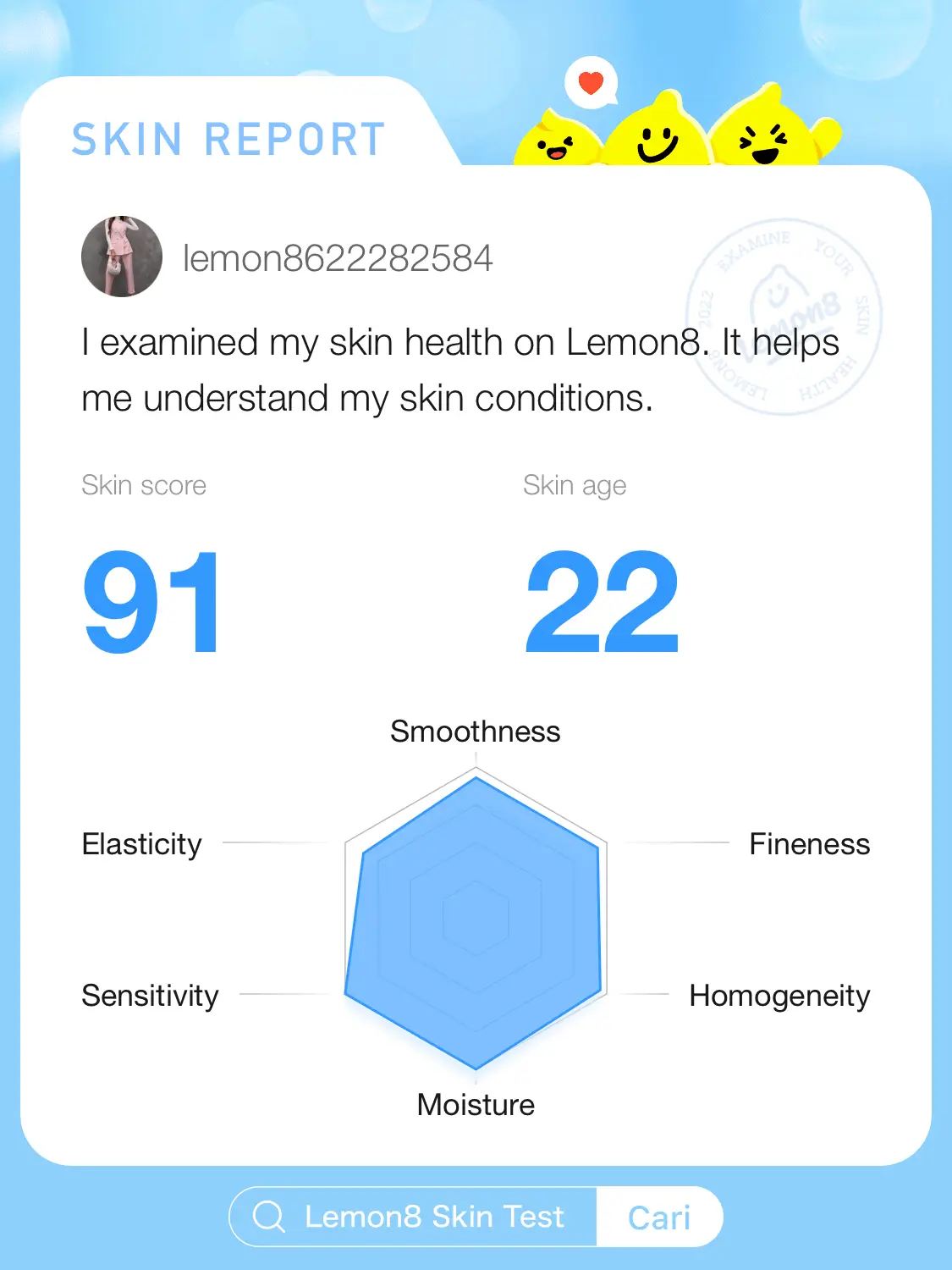 My Skin Report | Galeri disiarkan oleh char.s | Lemon8