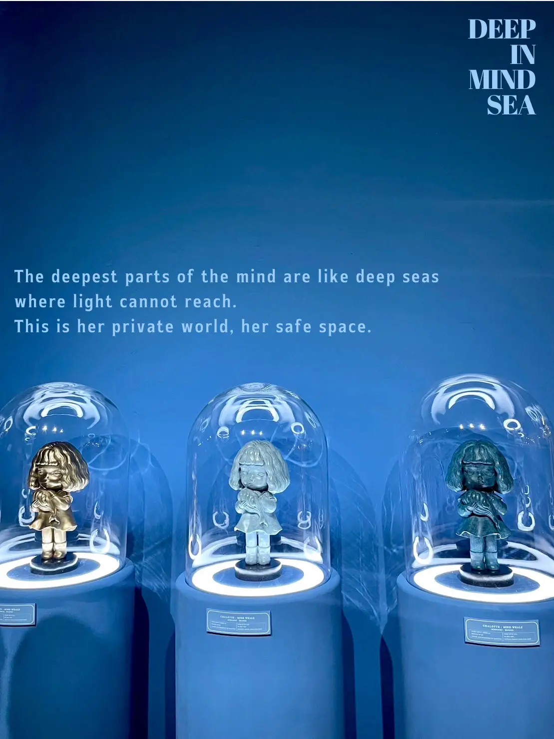 “Deep in Mind Sea” นิทรรศการดำดิ่งสู่ความรู้สีก 🌟🌙🌛 | แกลเลอรีที่โพสต์โดย Iriss | Lemon8