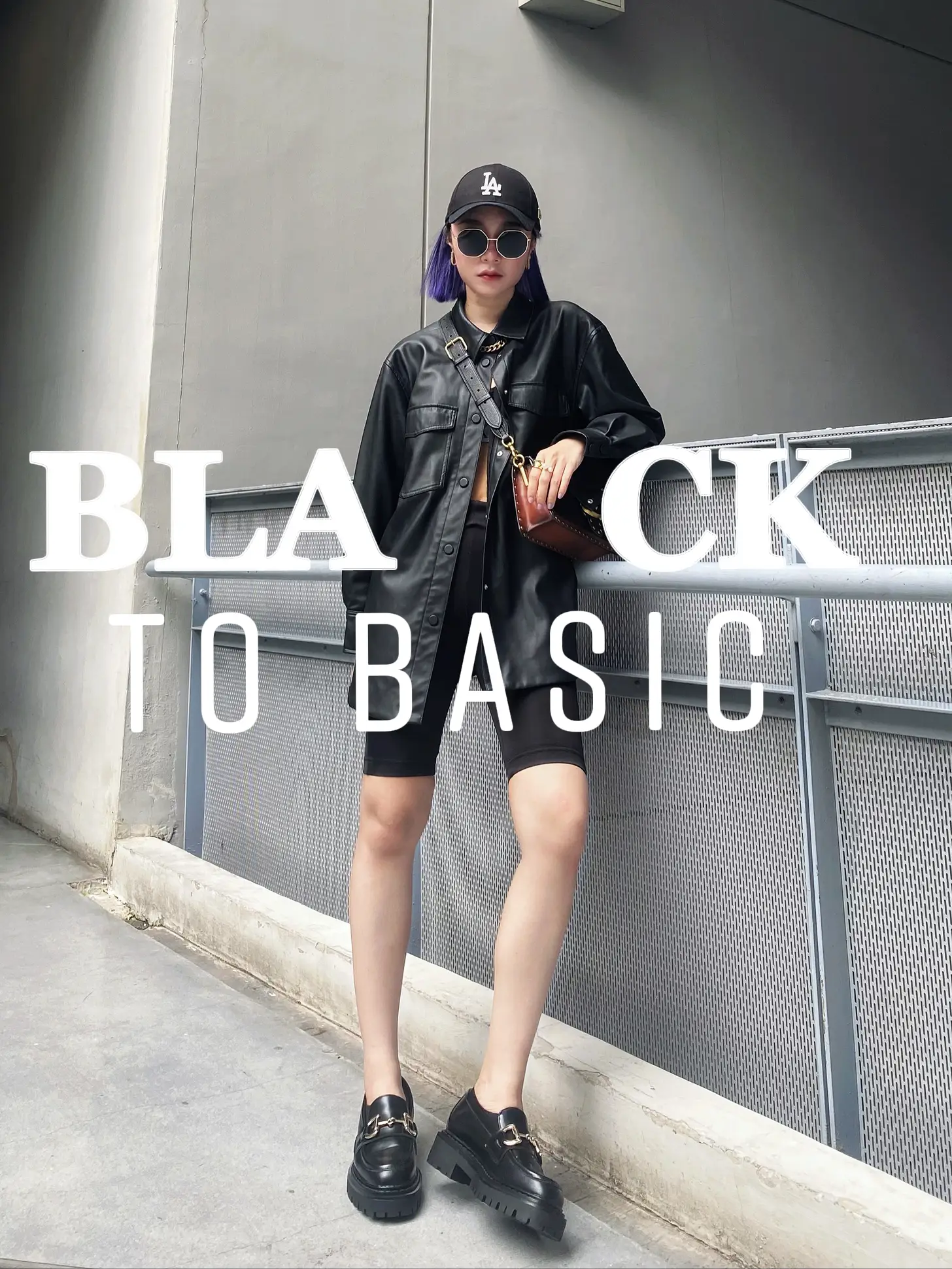 All Black ด้วยเสื้อหนังสุดเท่ 🤙🏻 | แกลเลอรีที่โพสต์โดย Snux.SN | Lemon8