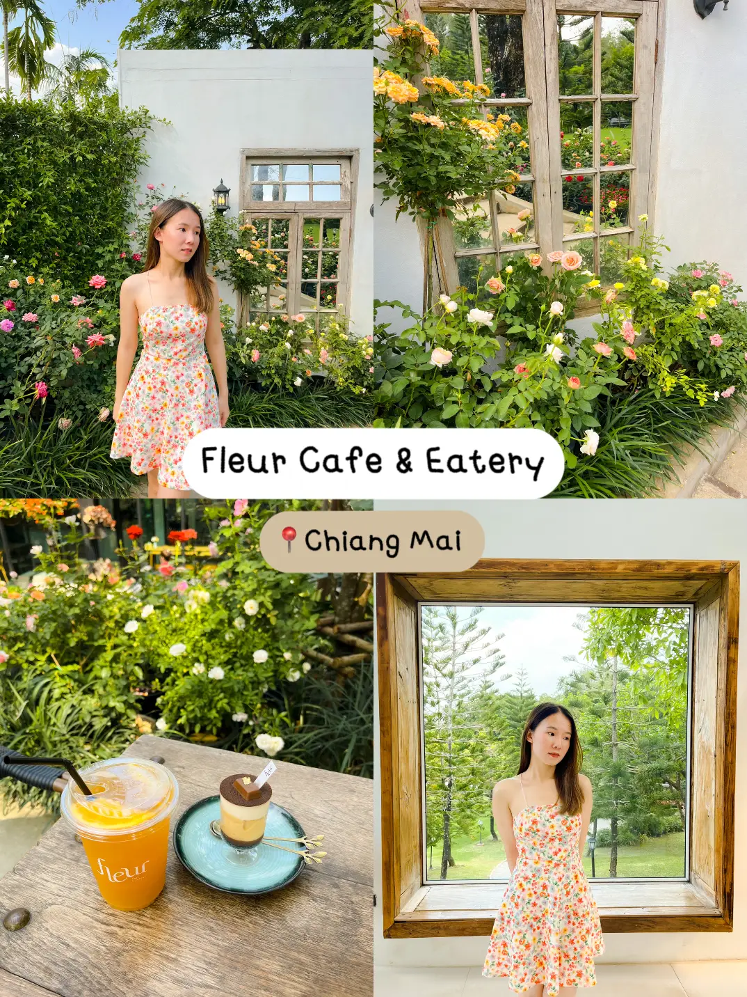 Fluer Cafe & Eatery | Chiang Mai | แกลเลอรีที่โพสต์โดย 𝐦𝐦 ♡︎ | Lemon8