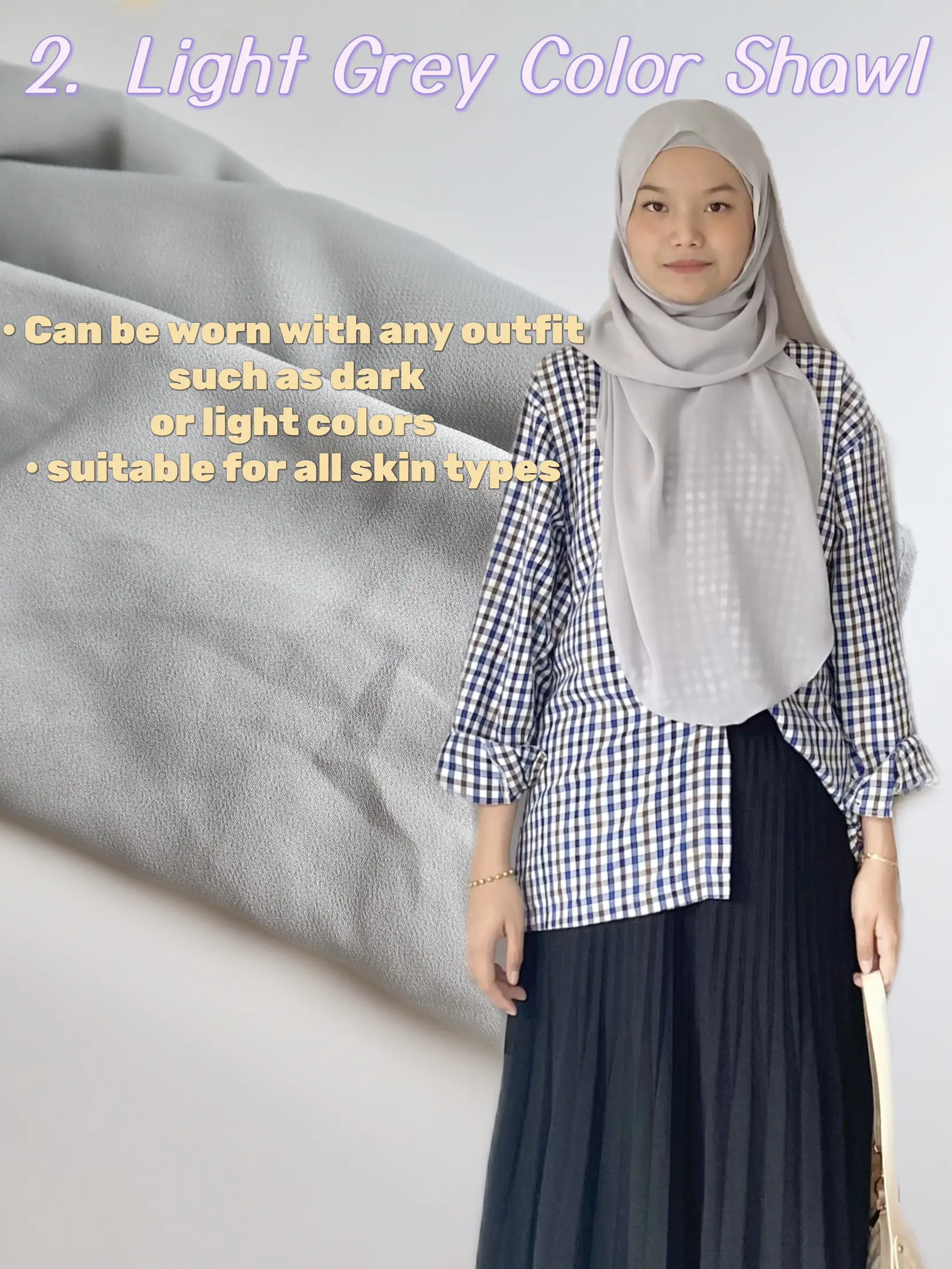 4 must have shawl colour🌸 | Galeri disiarkan oleh Hazirah Najwa | Lemon8