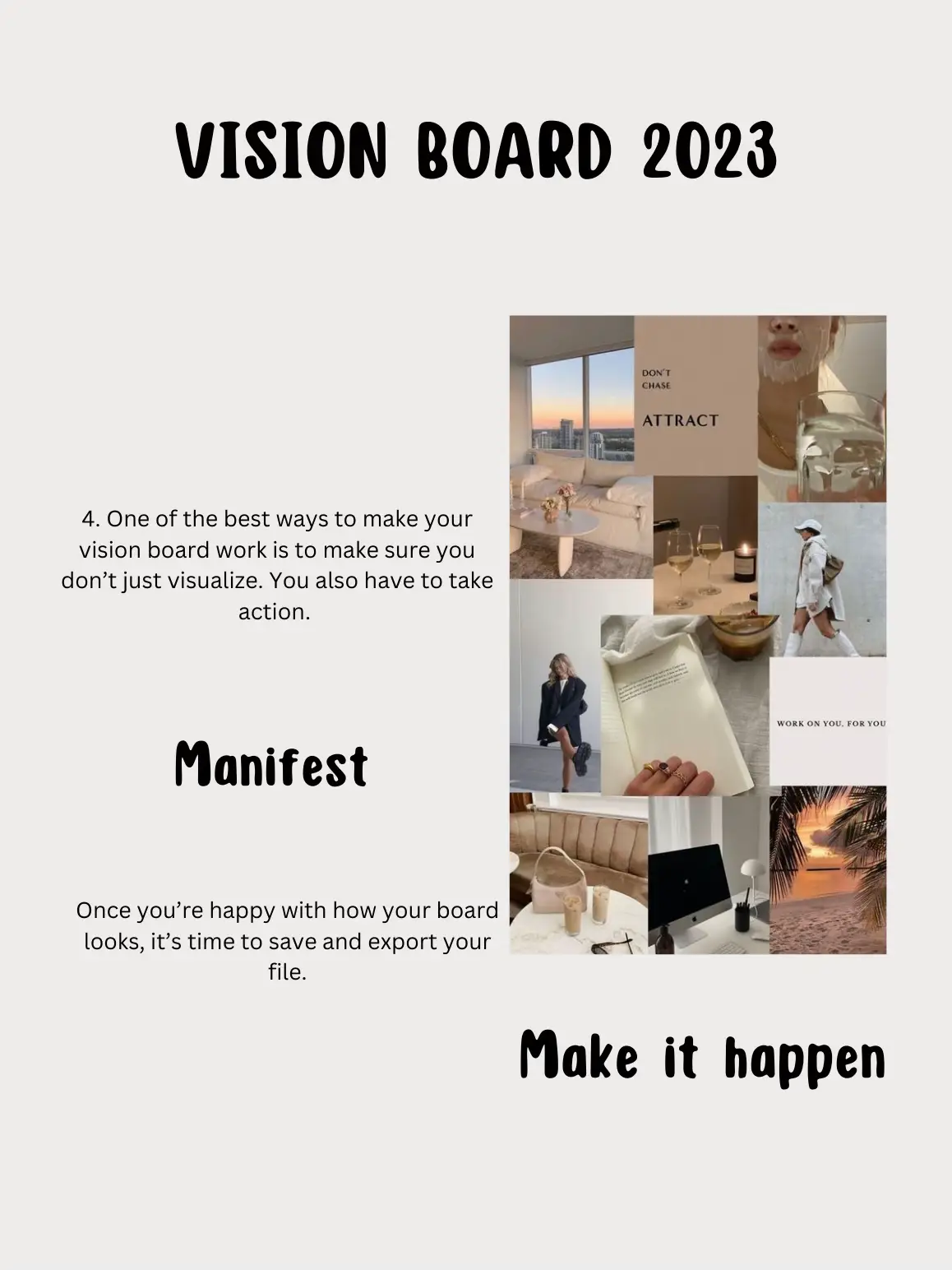 Tutorial Cara Simple Membuat Vision Board | Galeri diposting oleh ...