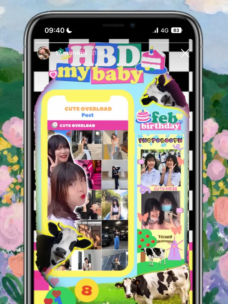 ภาพการ์ตูน HBD🎂 | แกลเลอรีที่โพสต์โดย sukanya kulpakt | Lemon8