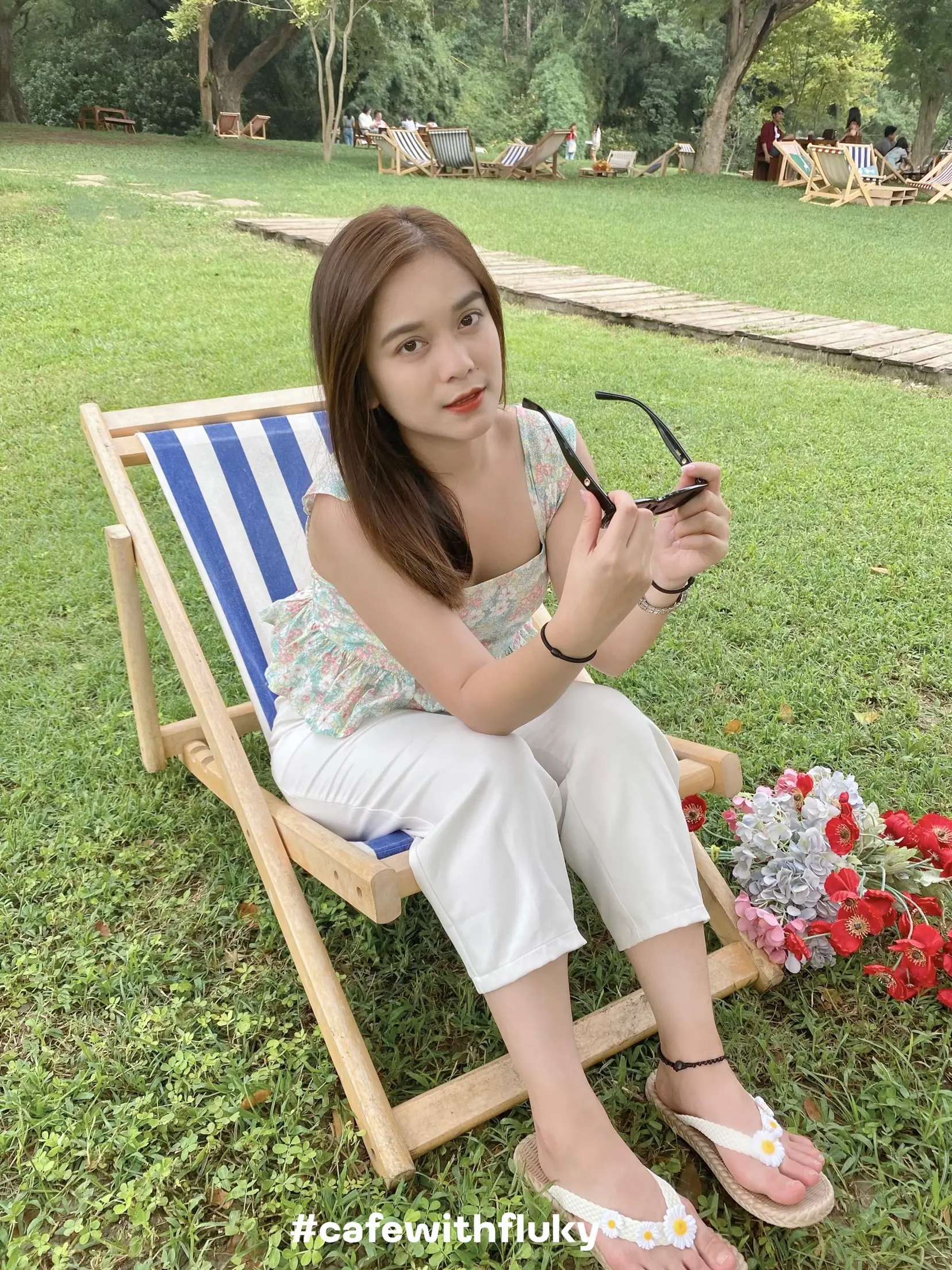 ⛱Mulberry Mellow คาเฟ่สไตล์ปิกนิก @กาญจนบุรี | แกลเลอรีที่โพสต์โดย KY🌷 | Lemon8