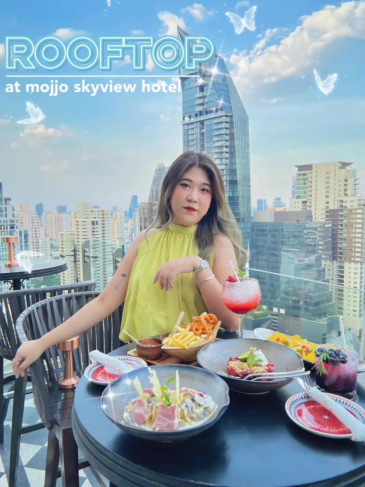 ไปหาทำ content ที่ rooftop กันค่า 🍸 | แกลเลอรีที่โพสต์โดย Naeynk | Lemon8