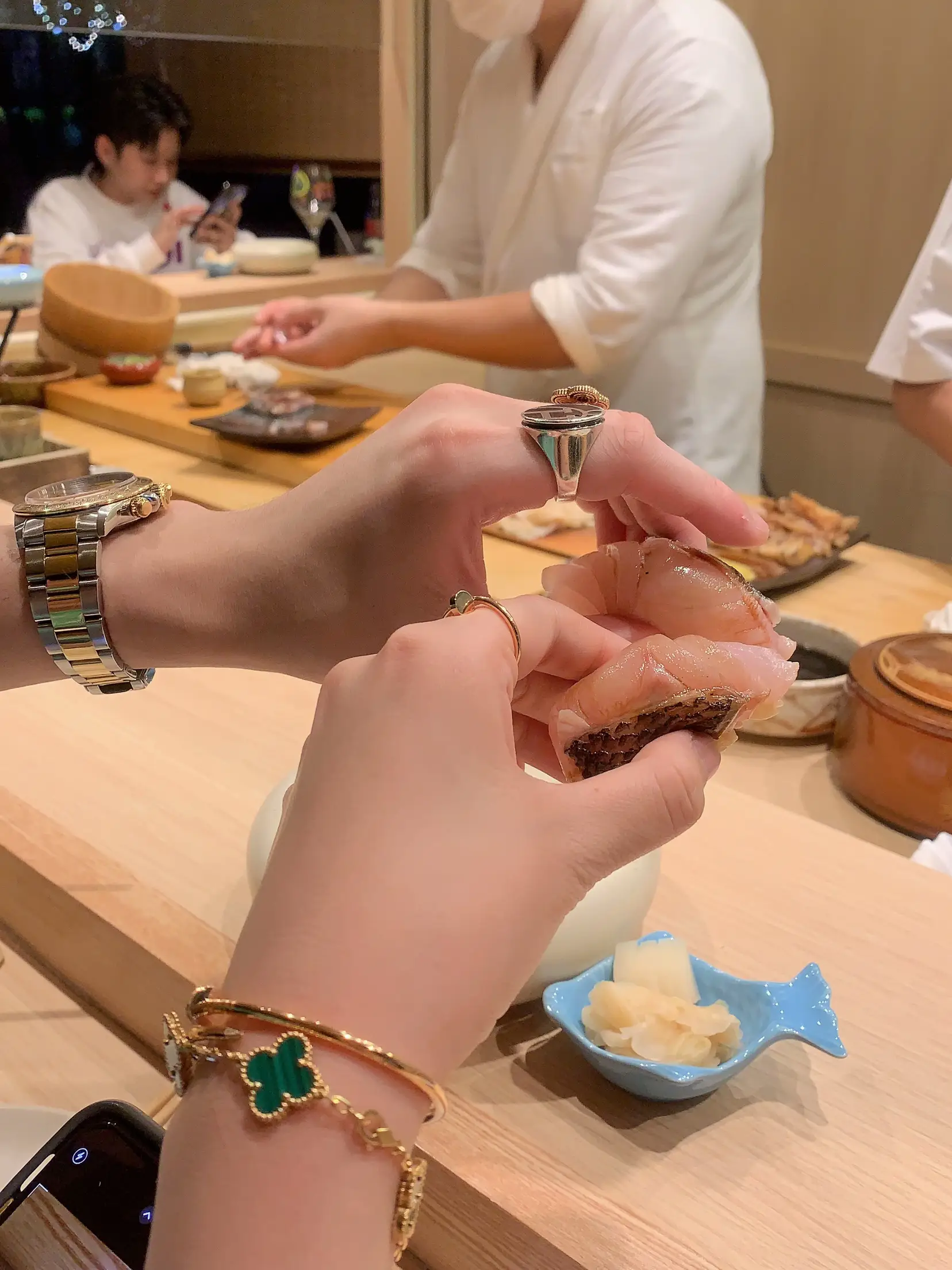 KIMI SUSHI BAR Omagase outdoor chill🫶🏻 | Gallery posted by mhew🍬 | Lemon8