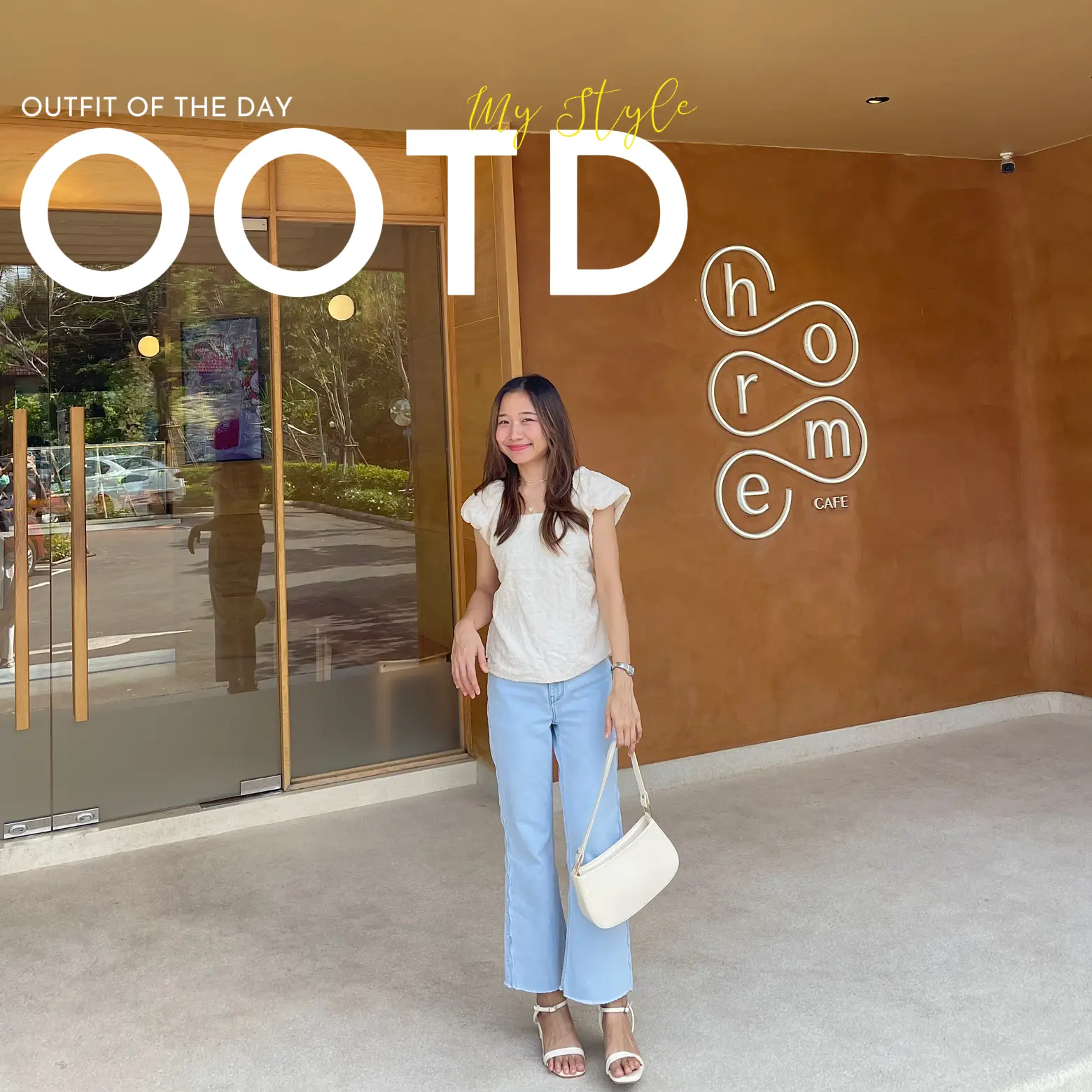 ootd ลุคไปเดท แบบหวานๆ 🤏🏻💐 | แกลเลอรีที่โพสต์โดย aradazai | Lemon8